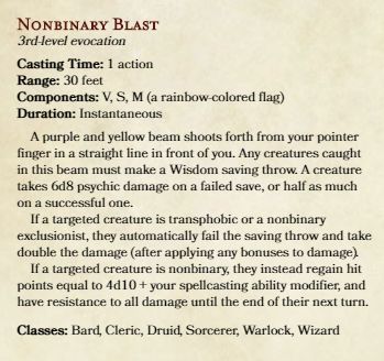 I made a custom D&D spell! | Scrolller