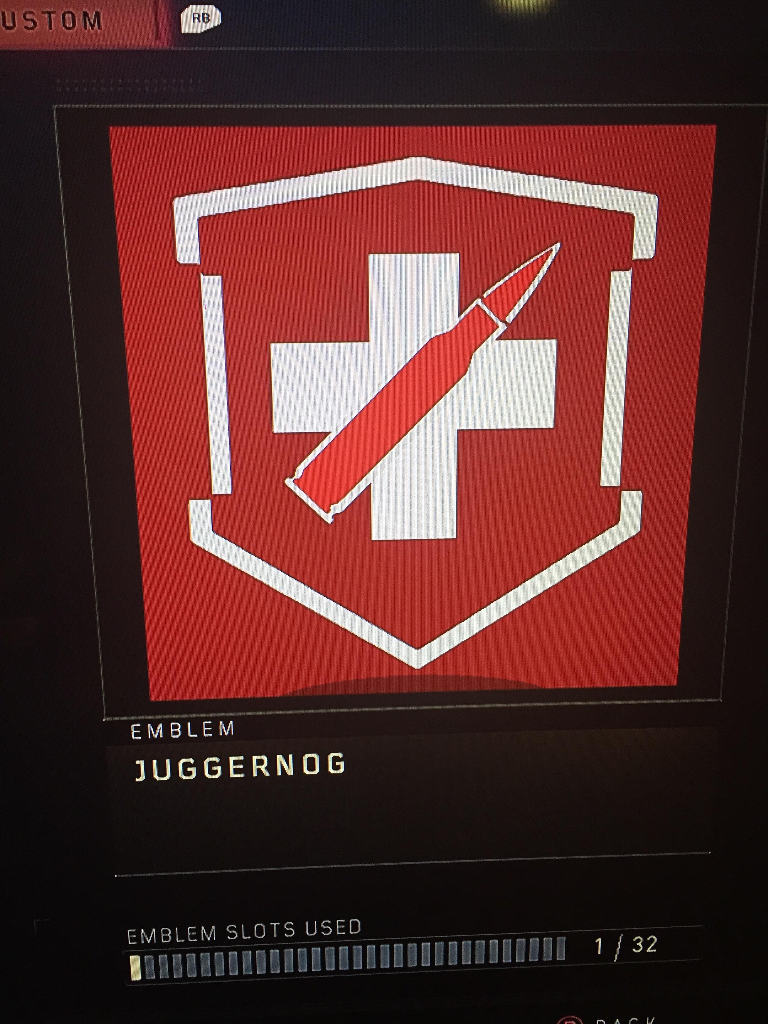 I made a Juggernog emblem last night. Thoughts? | Scrolller