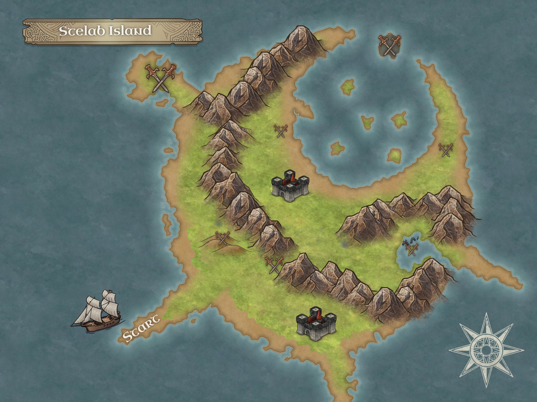 I made a map for a Mistborn based D&D campaign I want to run | Scrolller