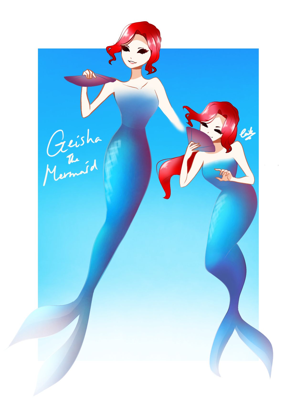 I Made A Mermaid Geisha🥰 Scrolller