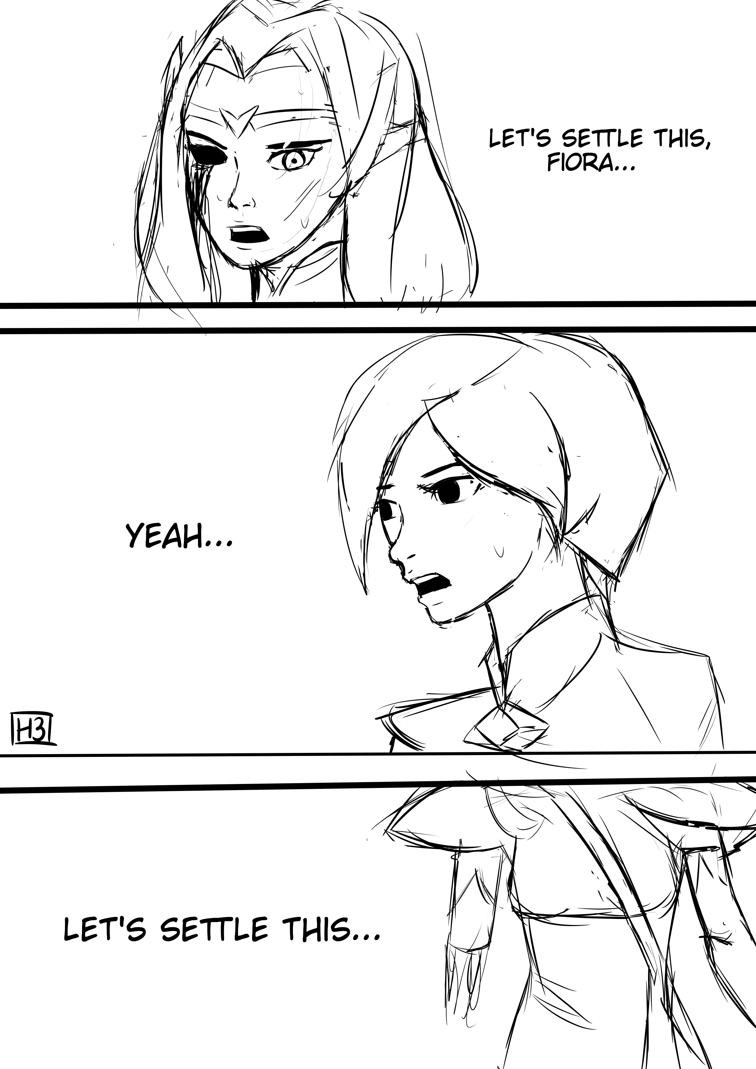 I Made A Short Comic About Irelia Vs Fiora Even Though Its Still A
