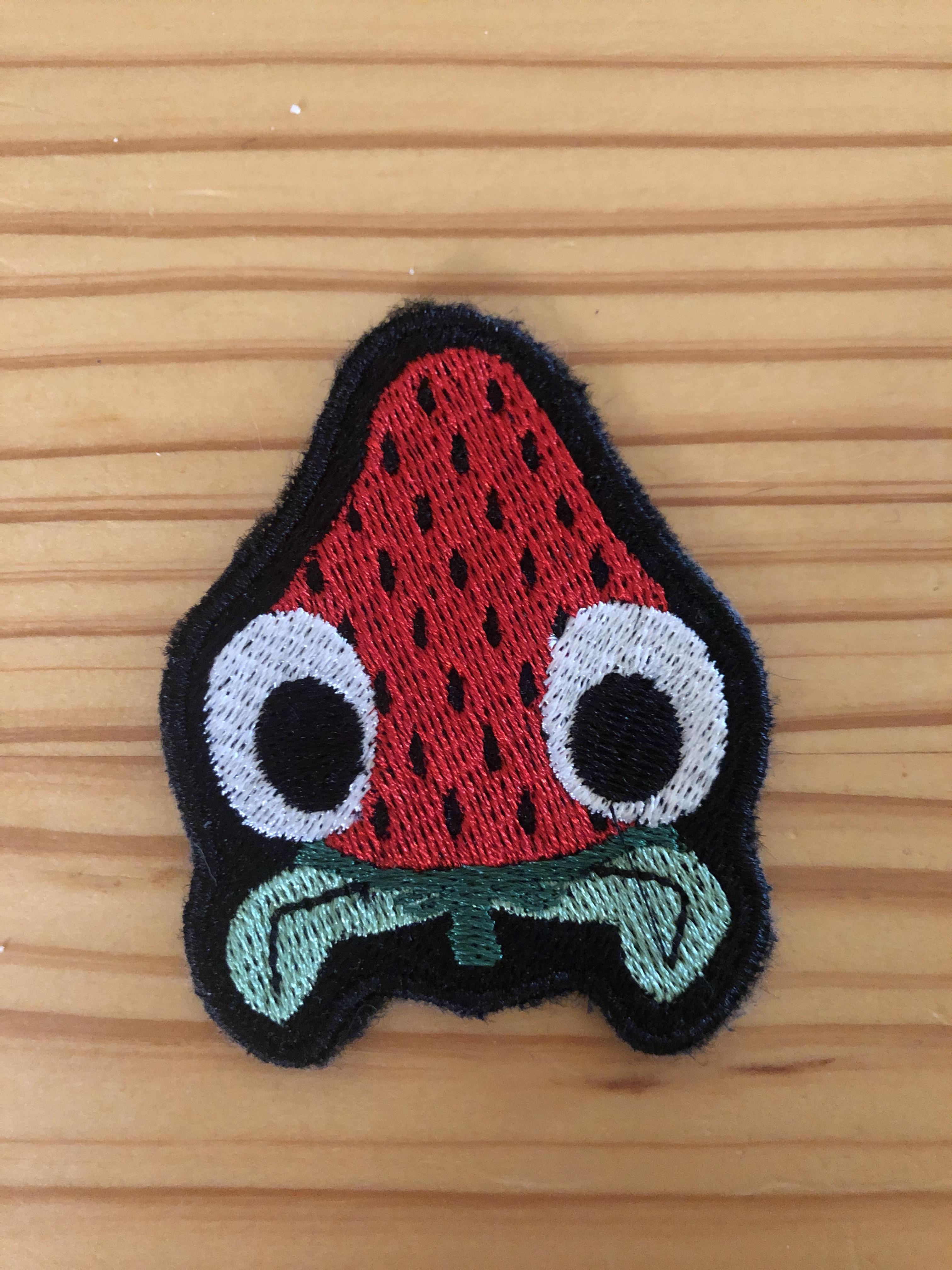 I made a Strabby iron on patch! | Scrolller