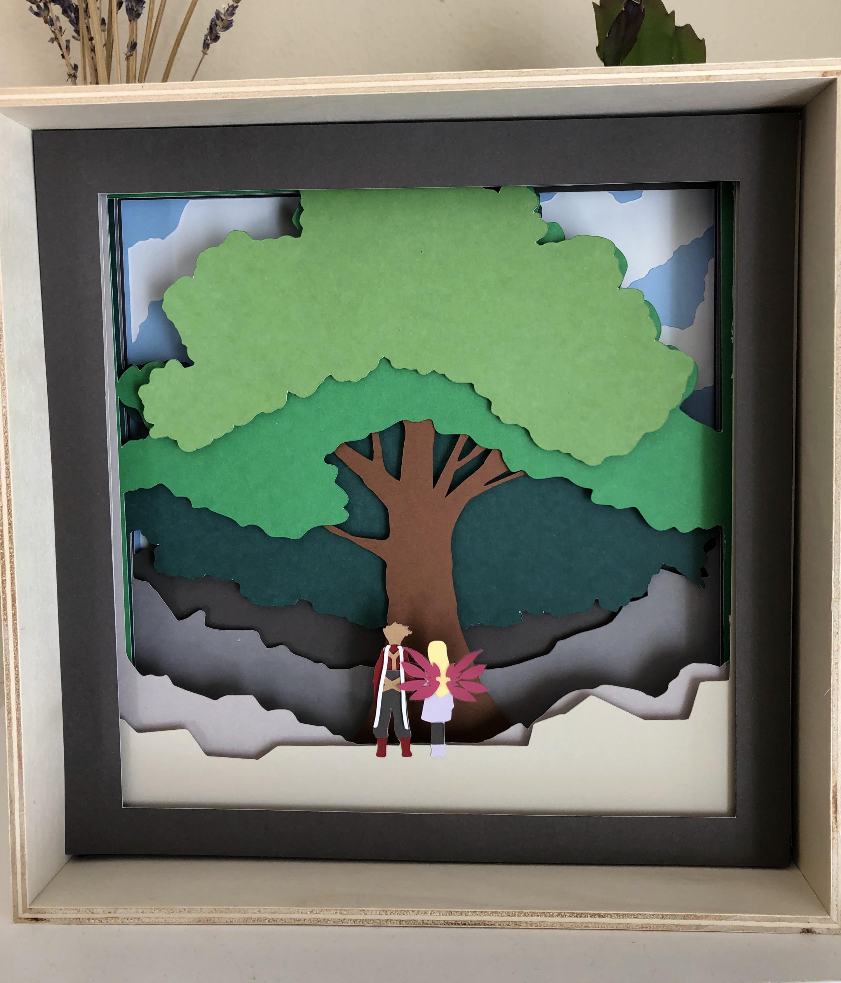 I made a Symphonia scene out of paper | Scrolller