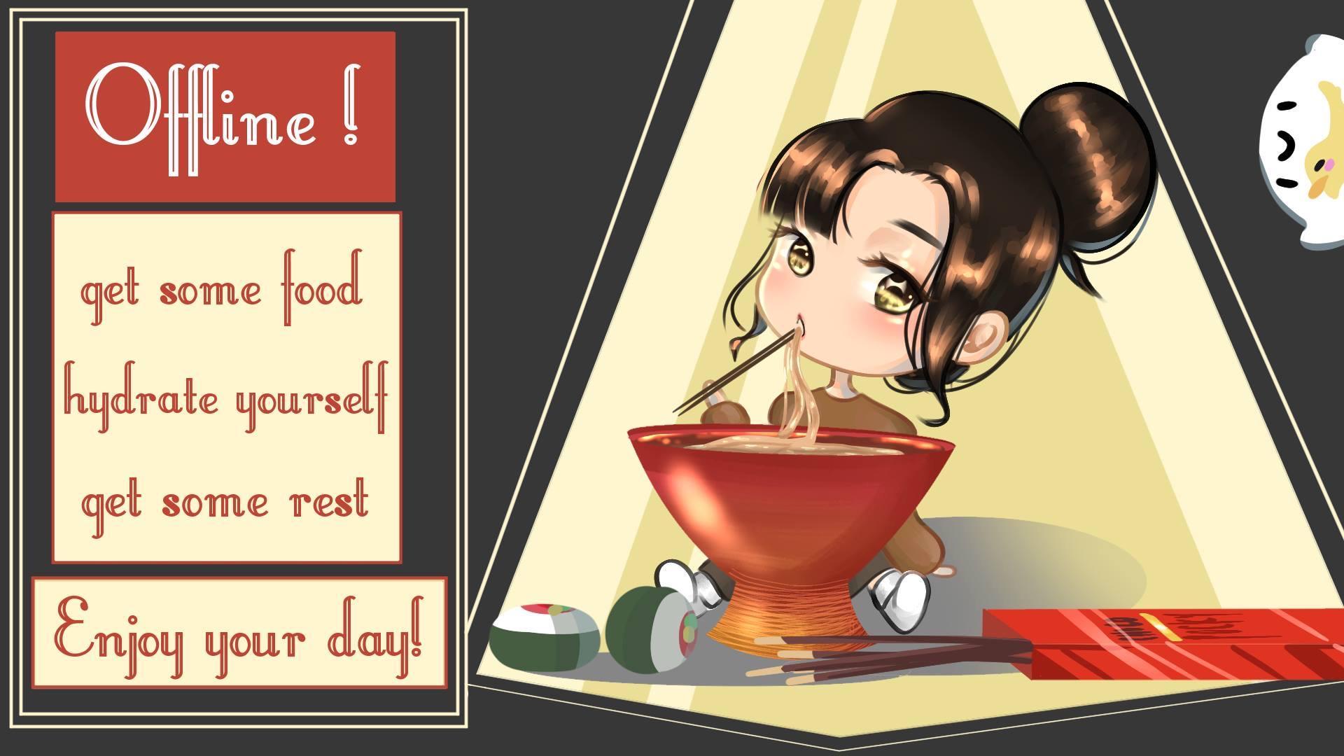 I made an offline screen for my twitch channel! | Scrolller