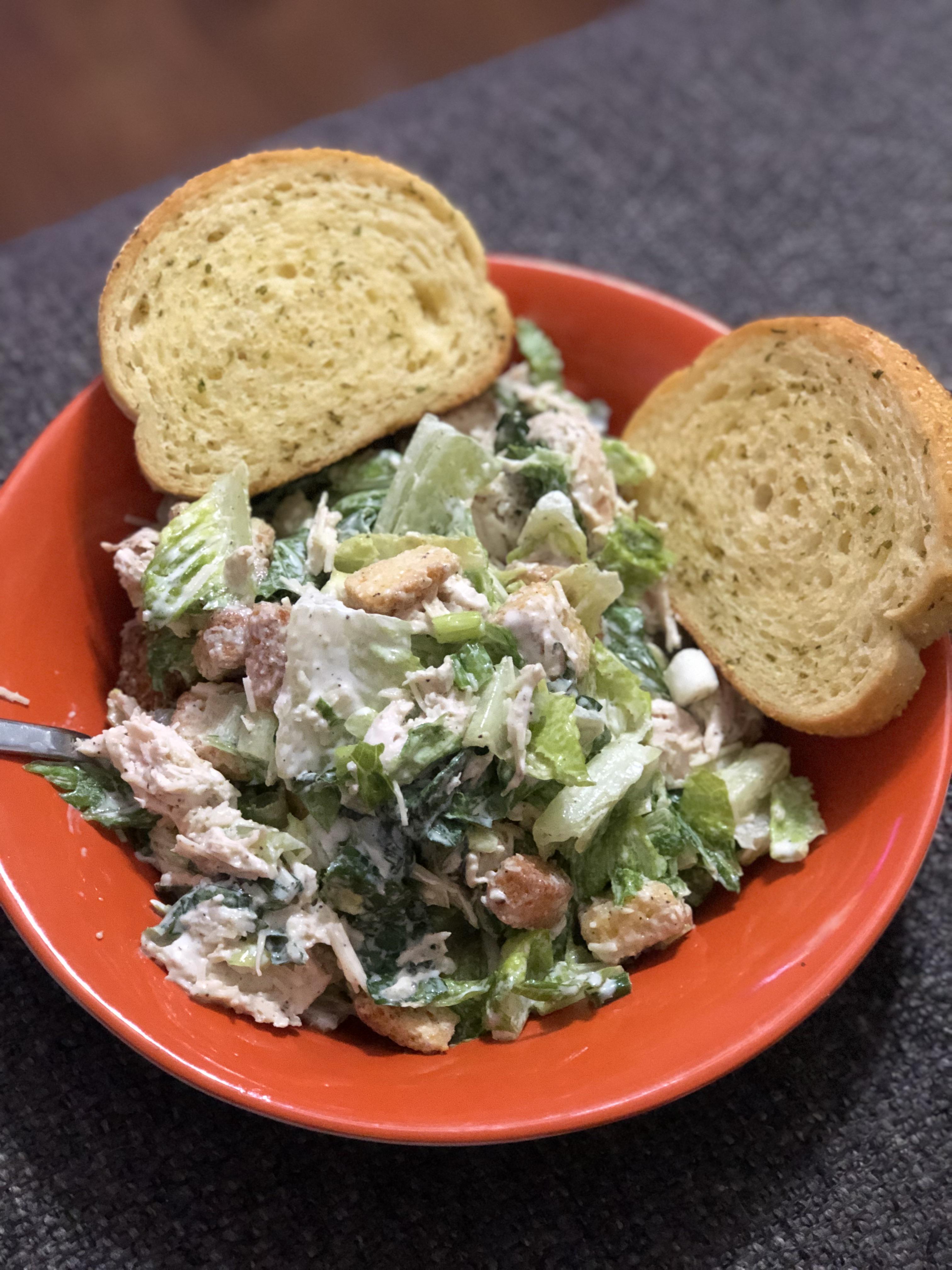 [I made] Chicken Caesar salad with Texas toast | Scrolller