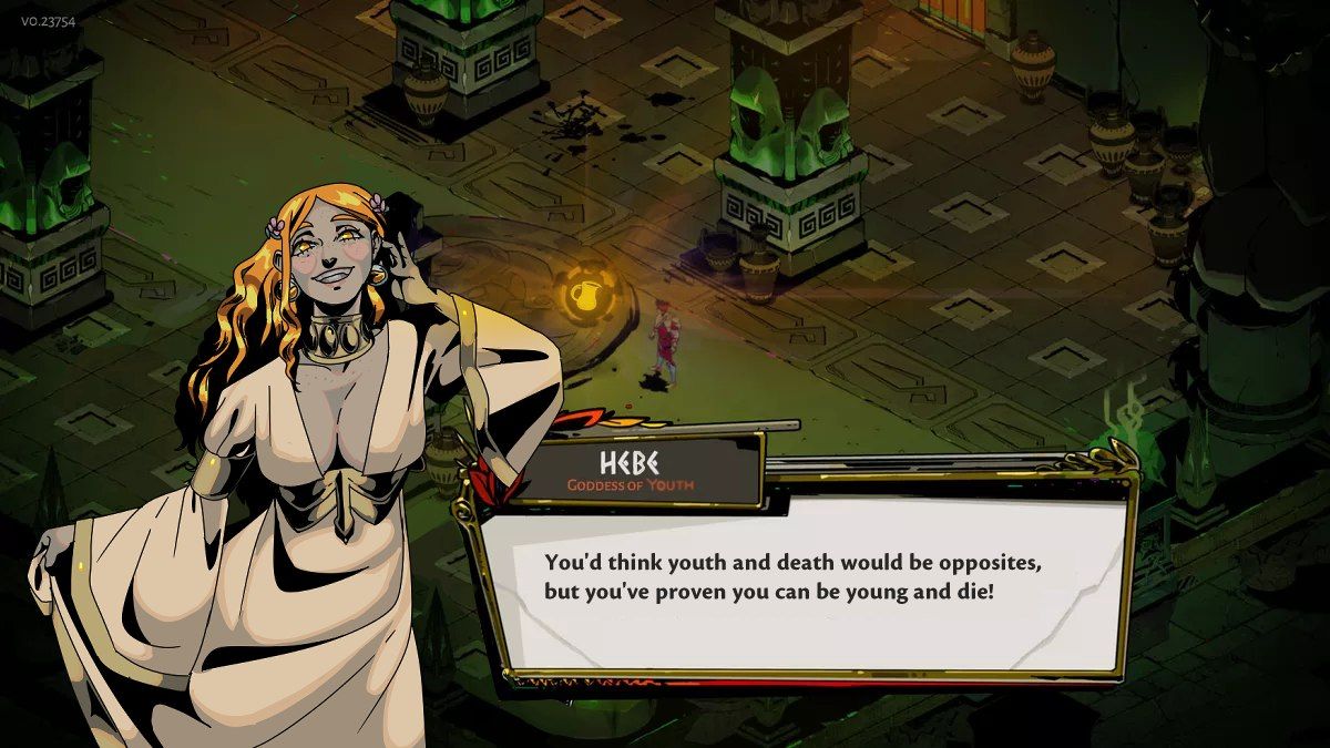 I made my own Hades fan OC, Hebe, and made a mock screenshot of her | Scrolller