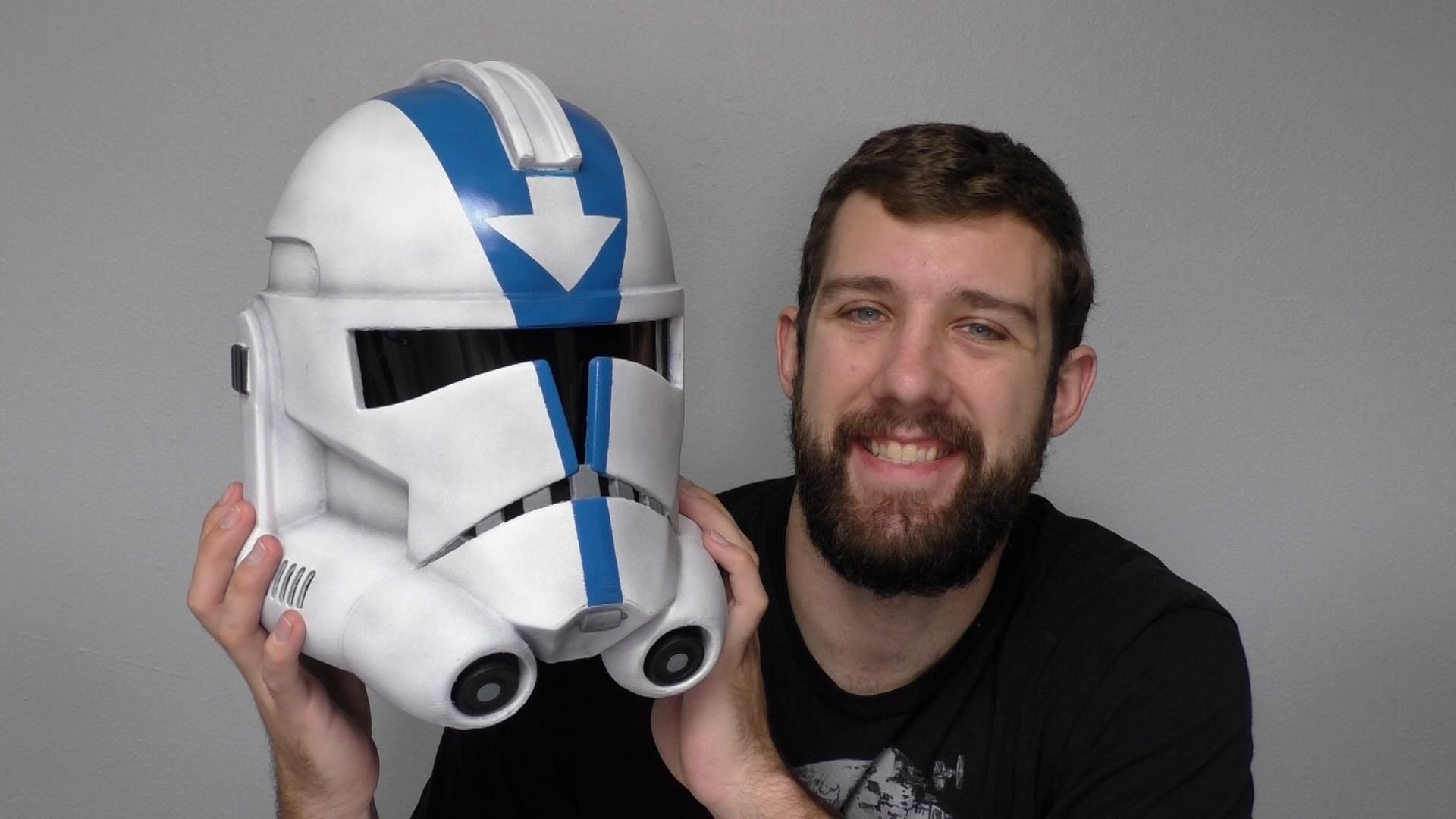I made the Avatar inspired Clone Trooper Helmet - Sergeant Appo | Scrolller