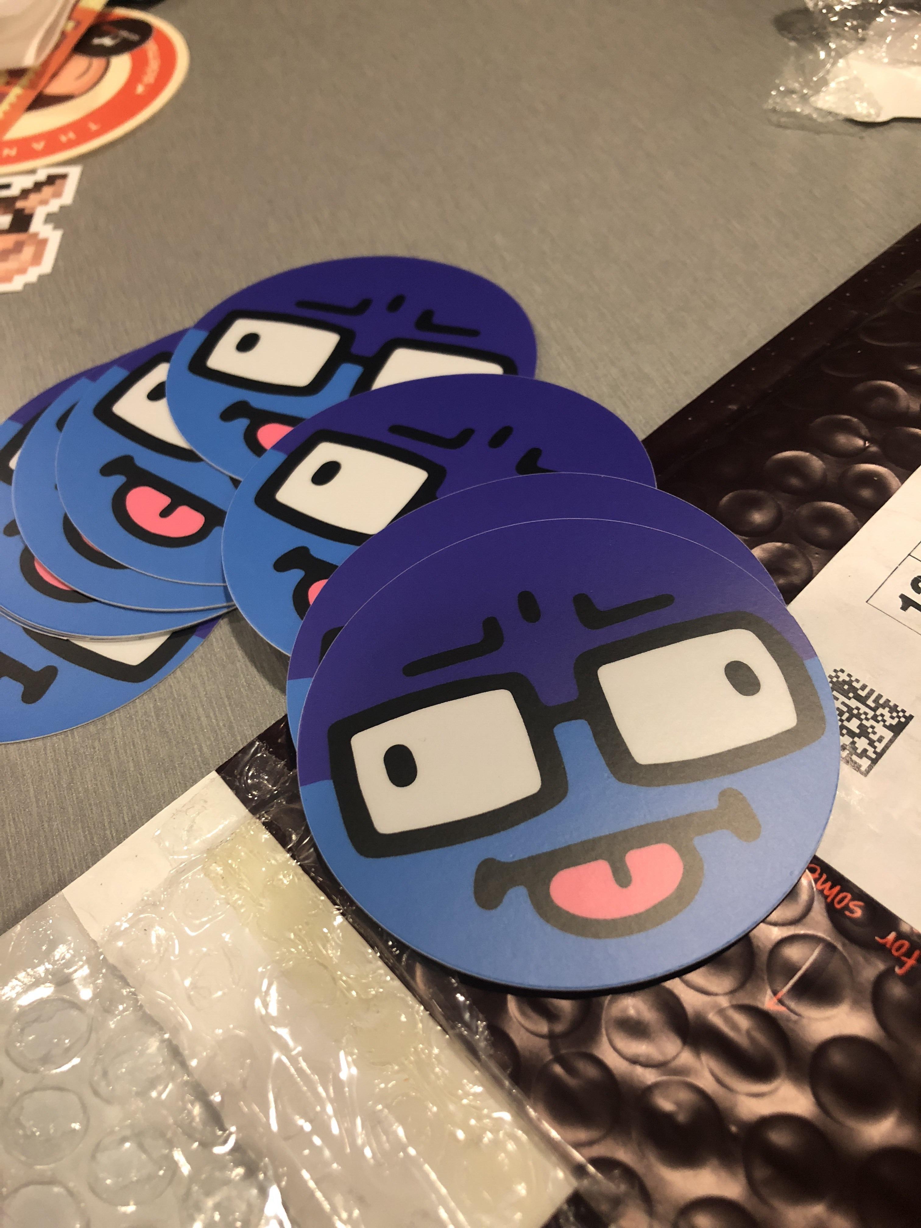 I made some custom dummy stickers | Scrolller