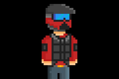 I made some pixel art of Paintballer. | Scrolller