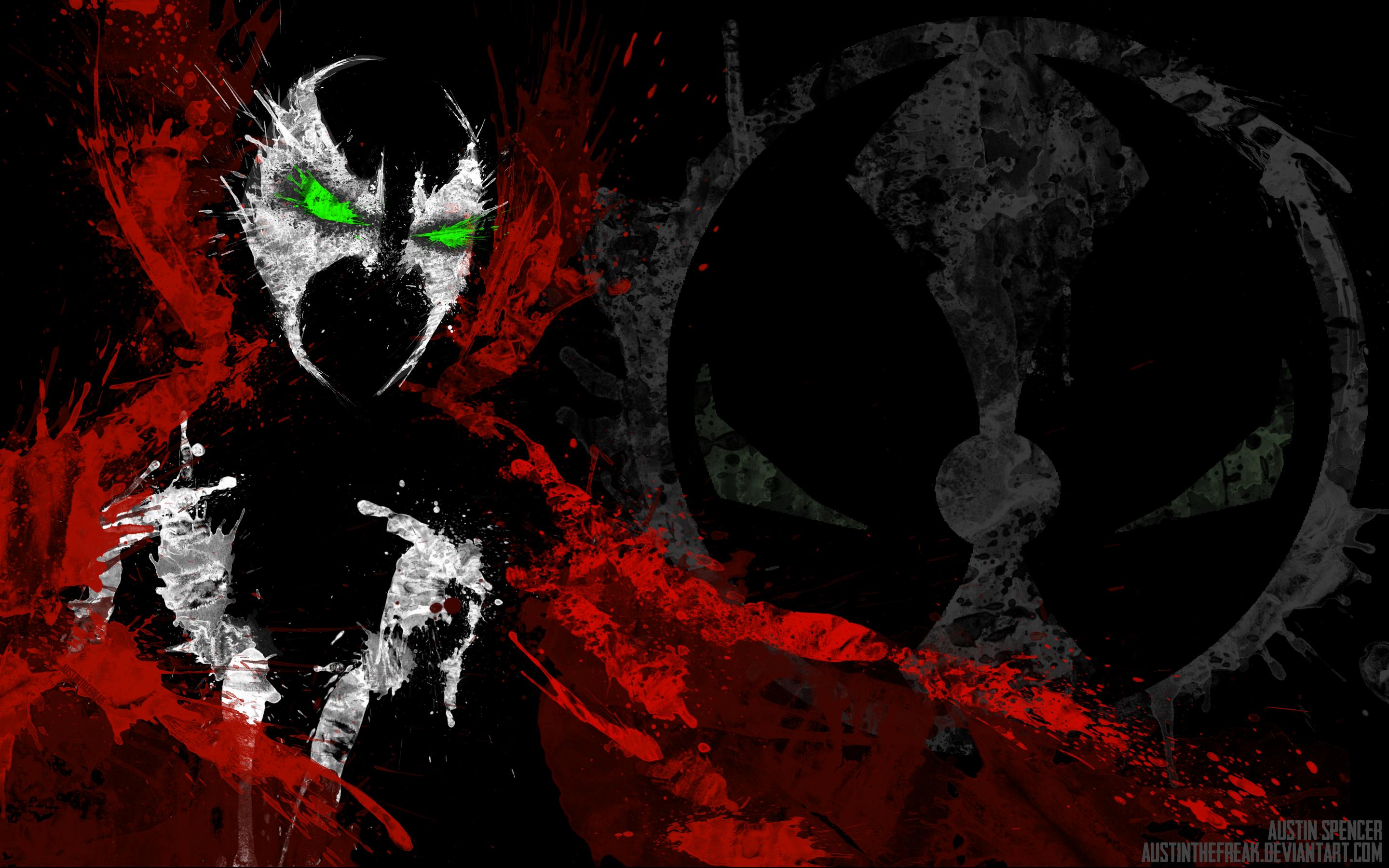 I made some splatter art of Spawn! | Scrolller