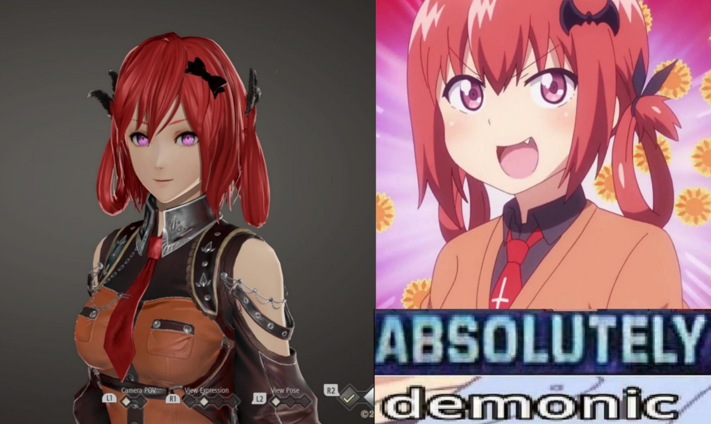 I made the devil herself in Code Vein | Scrolller