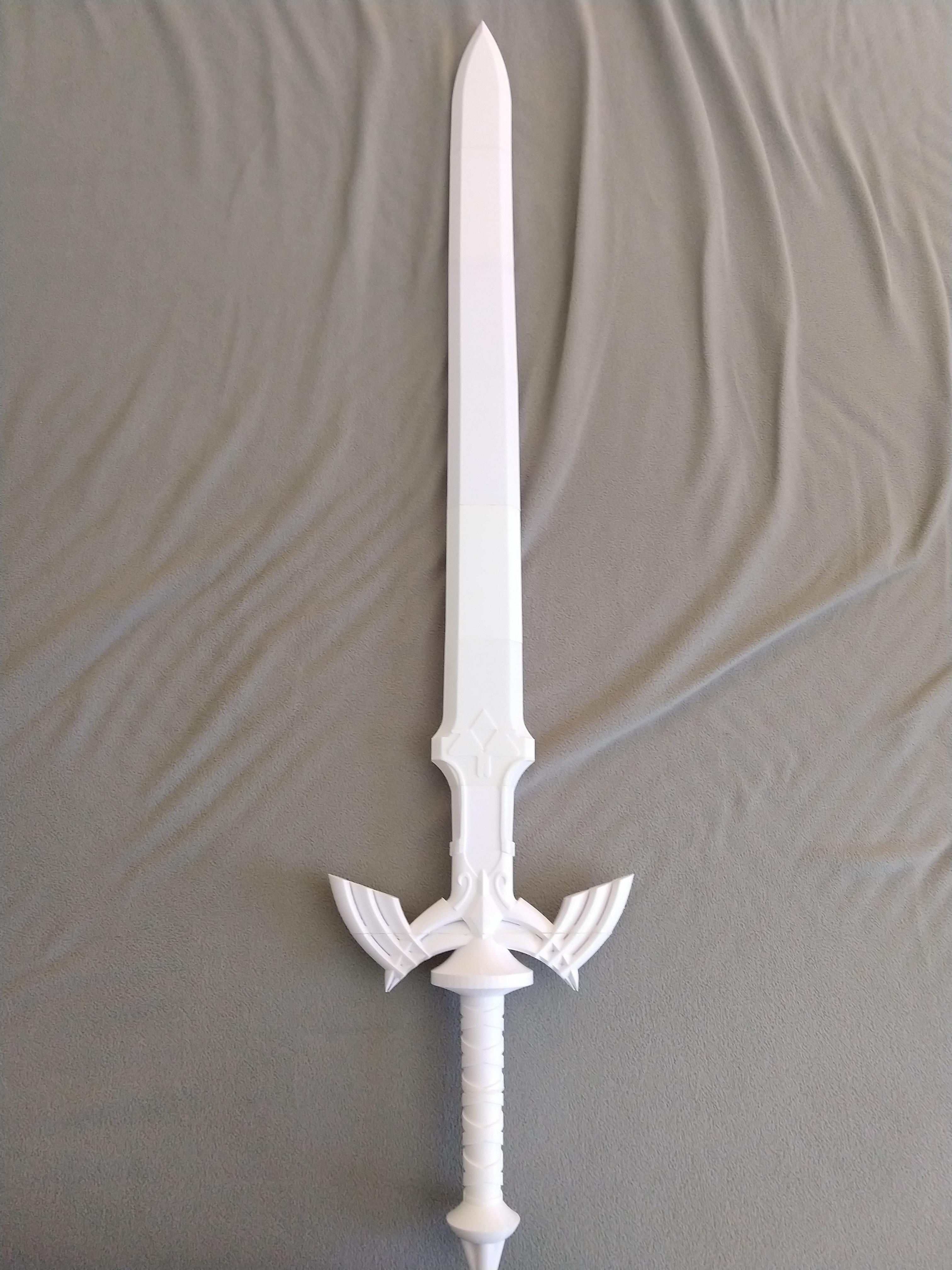 I made this four foot long Master Sword for a friend of mine who's cosplaying Link! | Scrolller