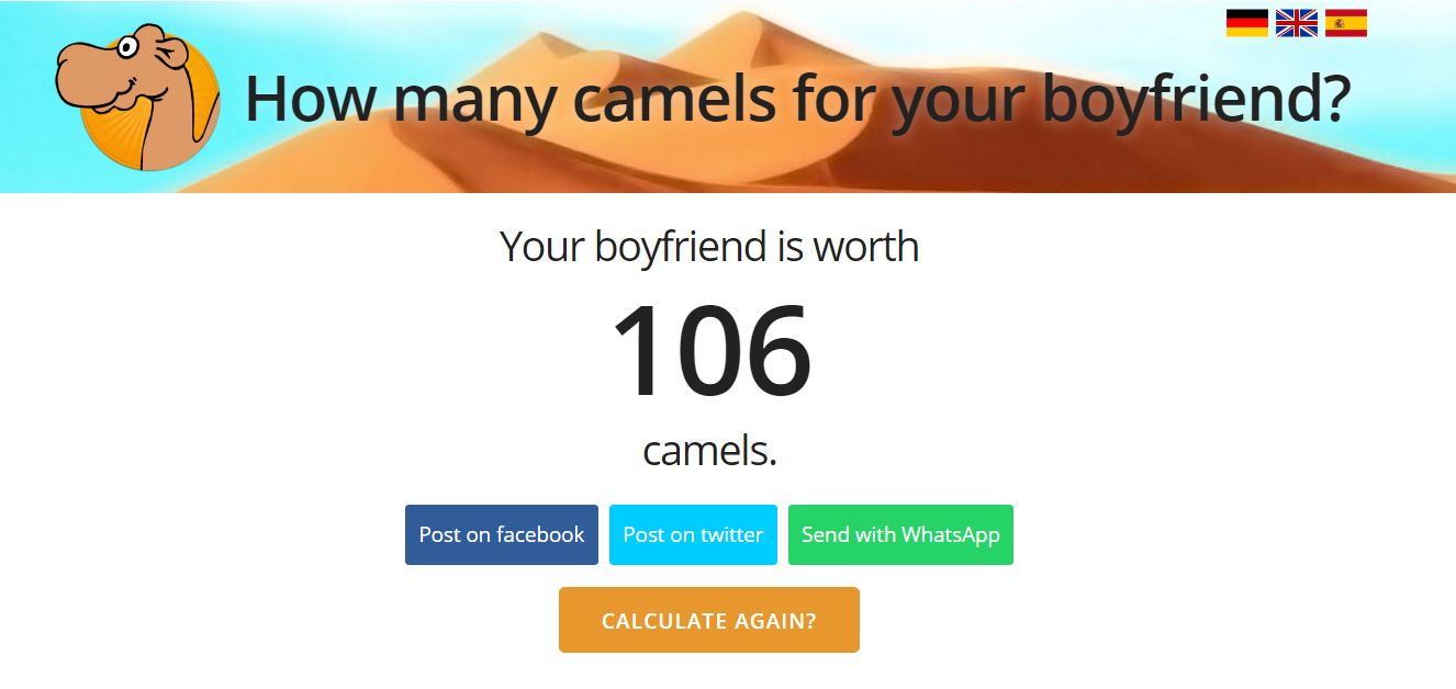 I made this script to find the optimal person to be traded for camels | Scrolller