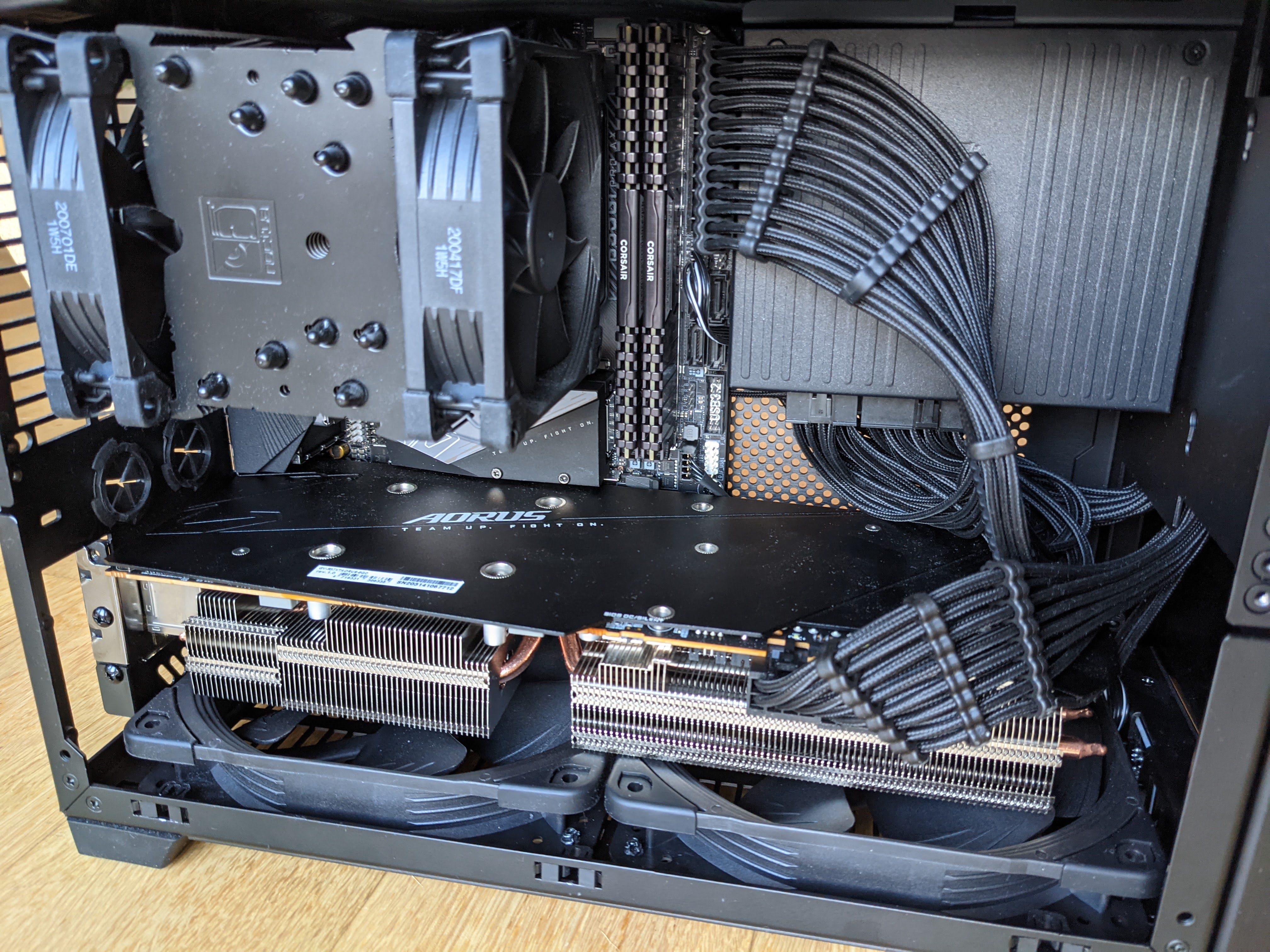 I managed to fit 2 Noctua NF-A14 fans in my NCASE M1 with deshrouded ... I managed to fit 2 Noctua NF-A14 fans in my NCASE M1 with deshrouded ...