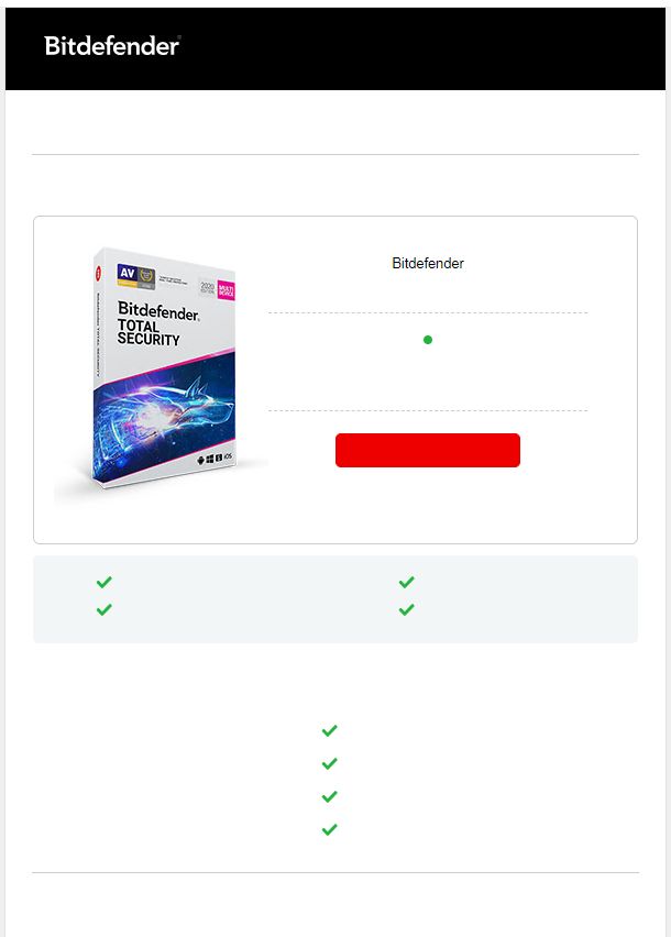 I need more information than just ticks Bitdefender | Scrolller