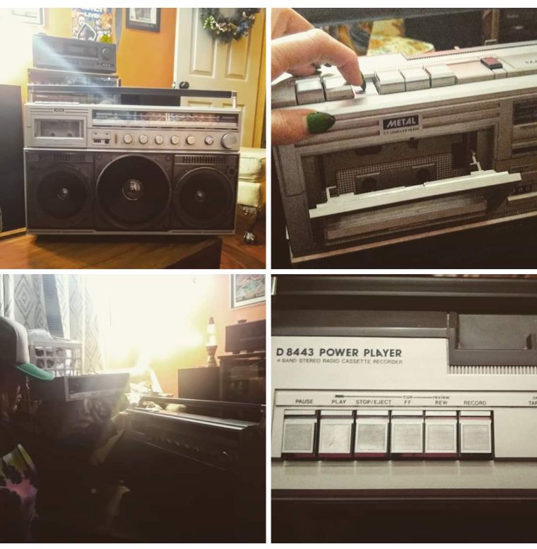I picked up this 1985 Magnavox ghetto blaster from Goodwill yesterday for $1.50. Kept myself ...