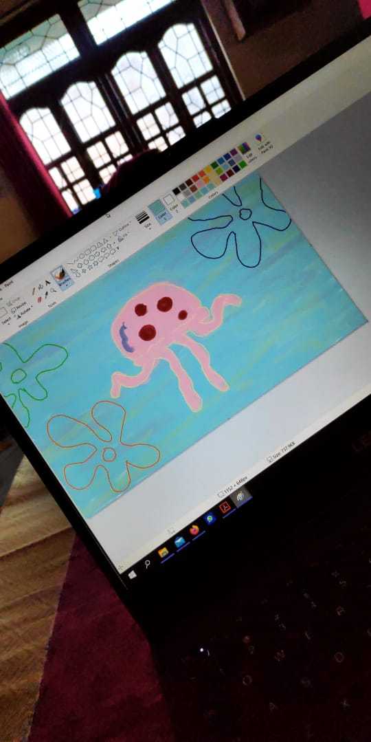 I recreated a Post using MSPaint and TrackPad | Scrolller