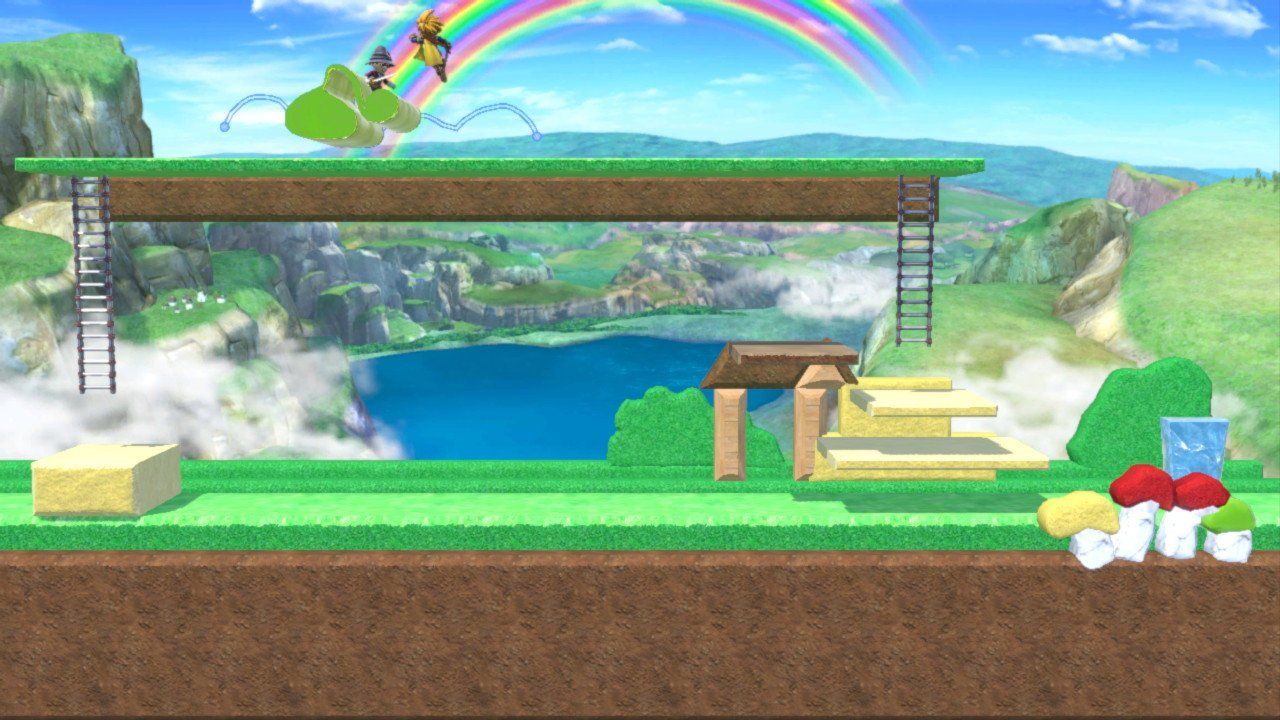 I recreated the old Henesys Hunting Grounds 1 on Super Smash Bros Ultimate | Scrolller