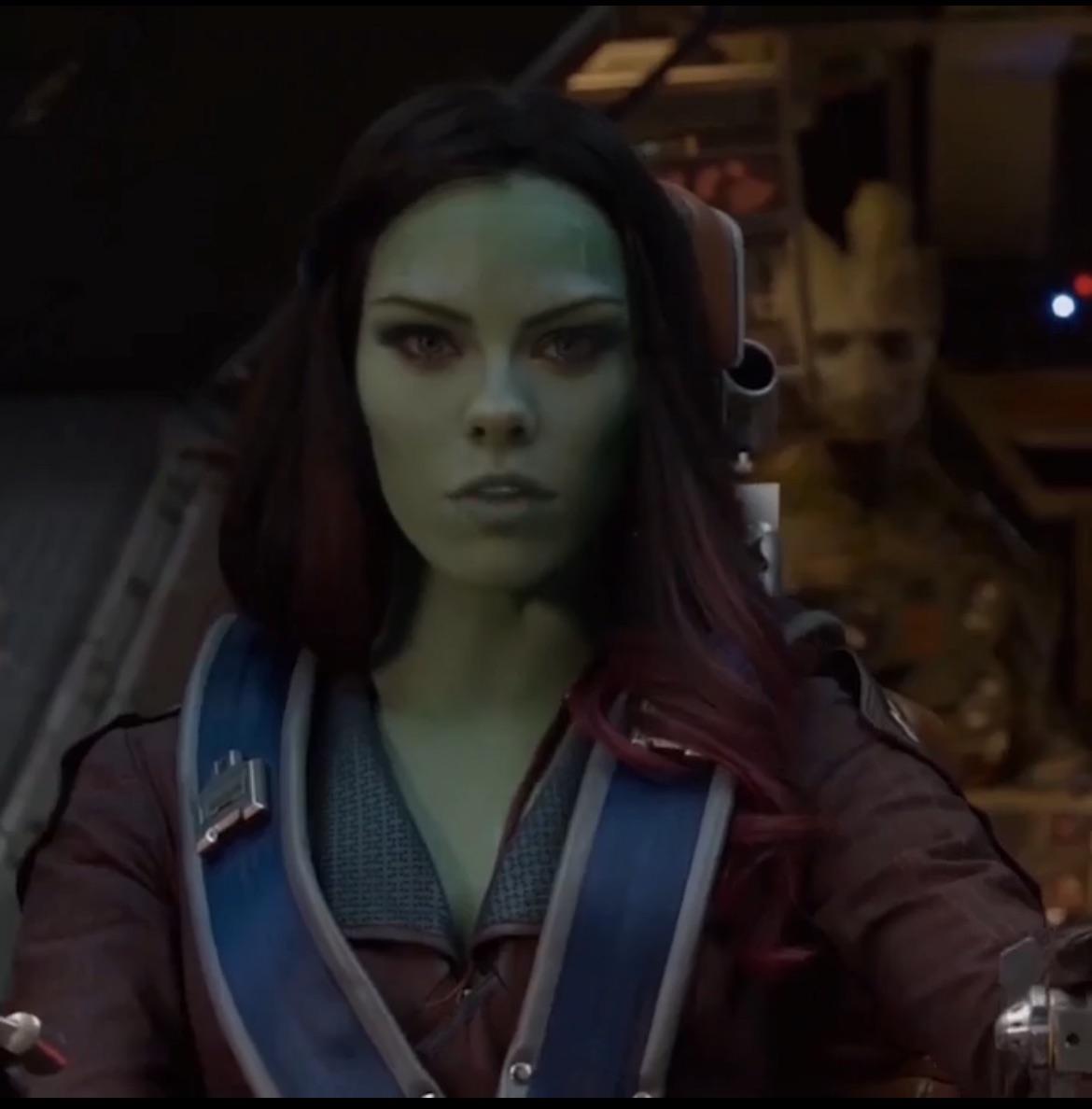 I refaced Peta as Gamora and she looked like this | Scrolller