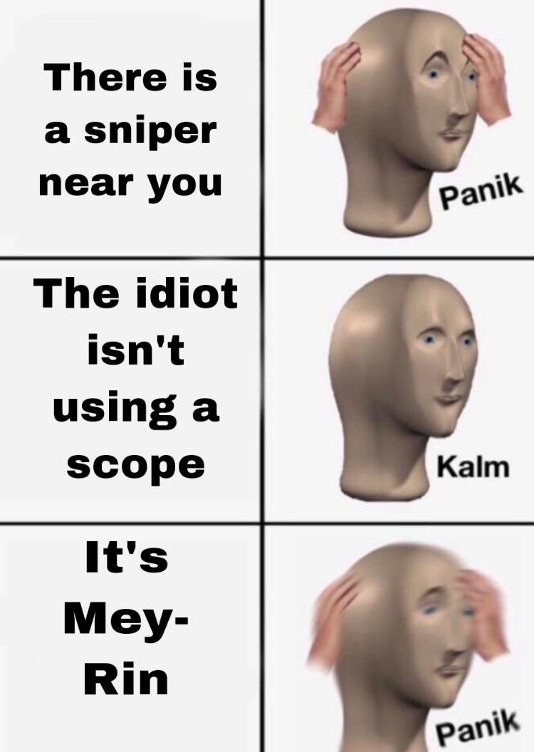 I saw a similar meme and it reminded of Mey-Rin so I decided to remake ...