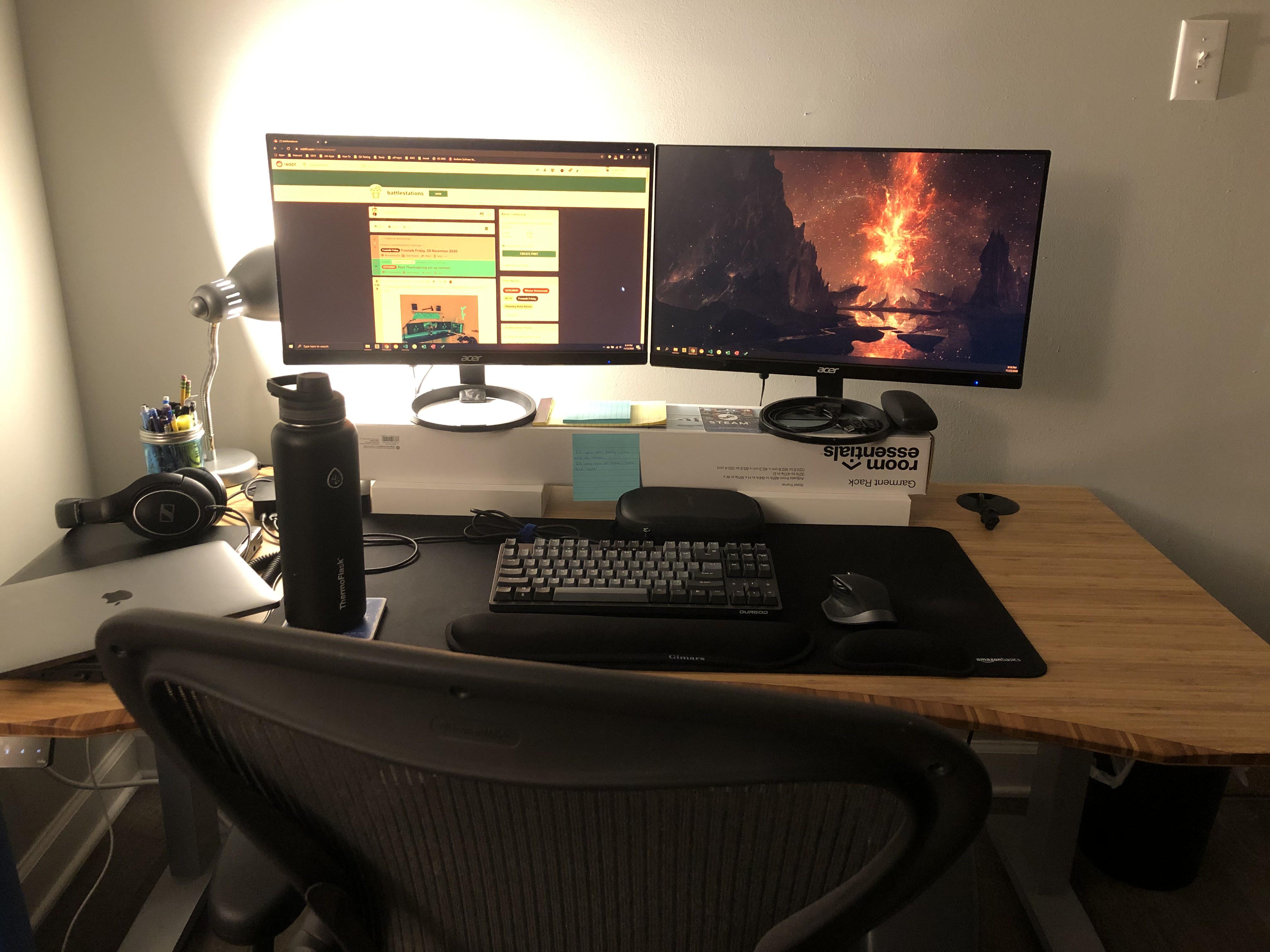 I think it may be time for a monitor mount.. | Scrolller