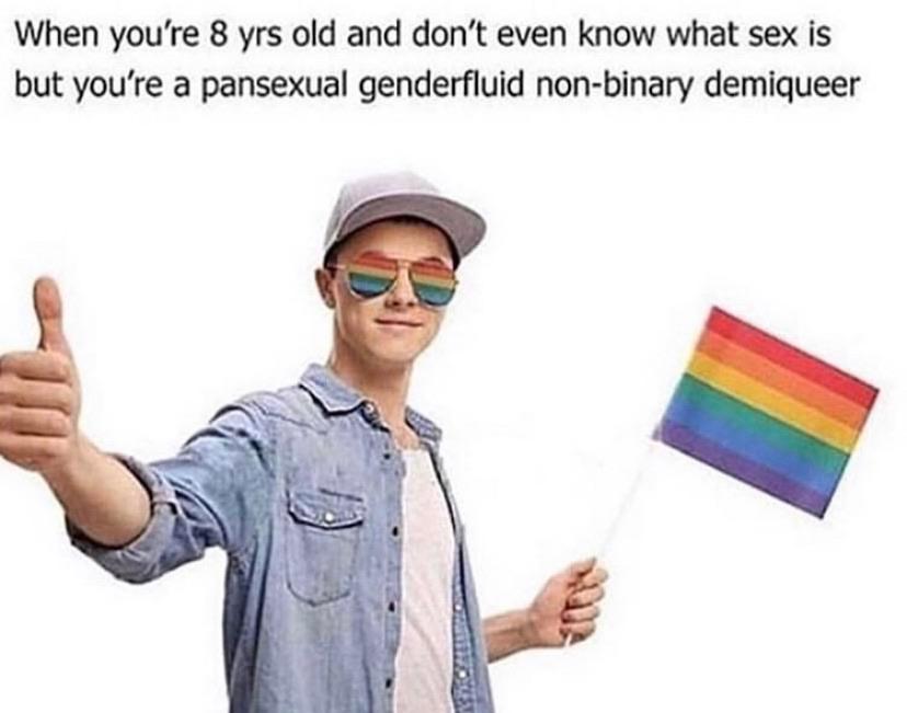 I too, identified as a pan sexual gender fluid non binary Demiqueer at age 8 | Scrolller