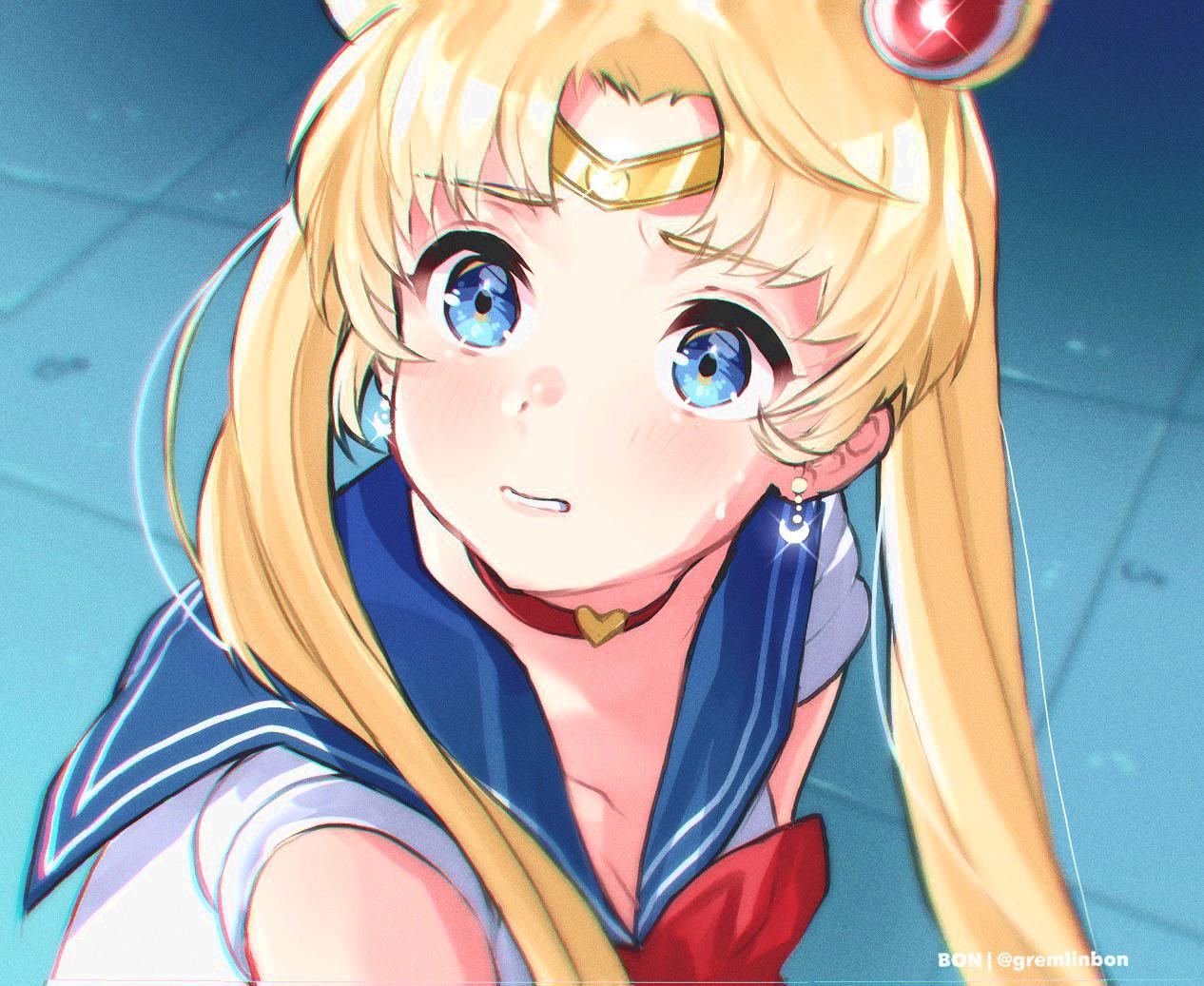 I took part of the redraw sailormoon trend on twitter! | Scrolller