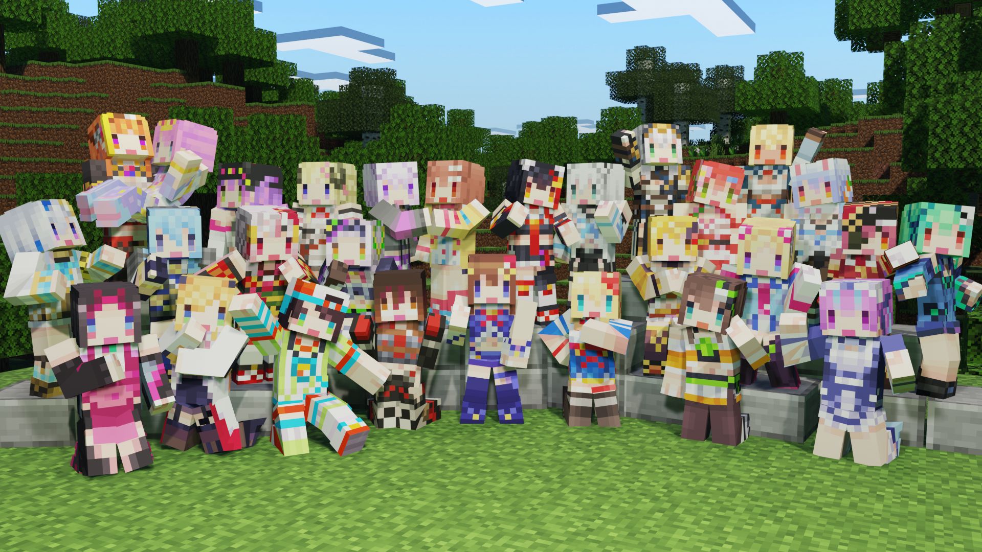 I tried recreating that photo in Yumemiru Sora He in Minecraft | Scrolller