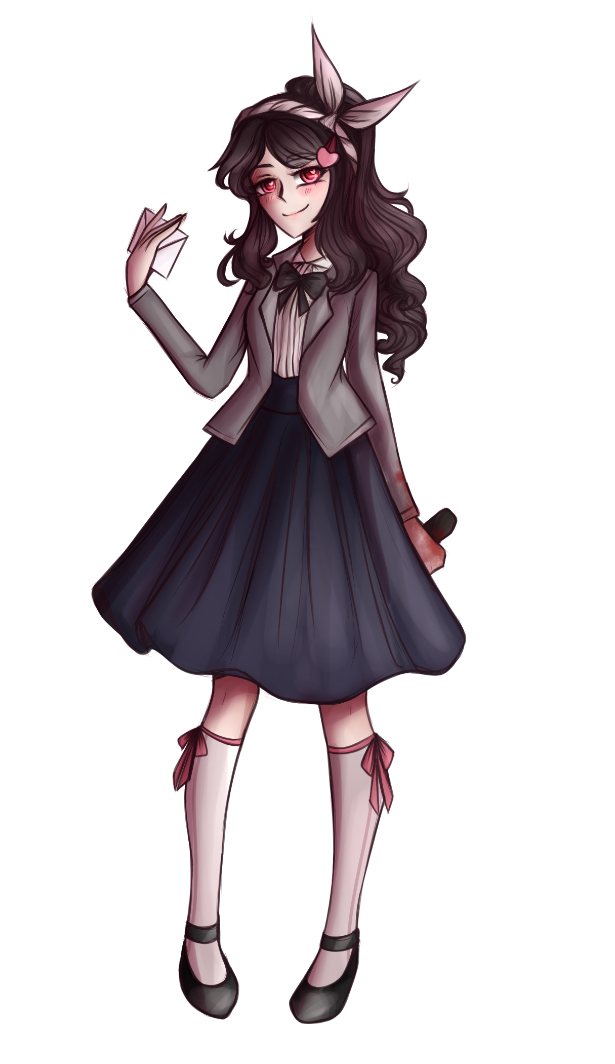 I tried redesigning Ayano | Scrolller