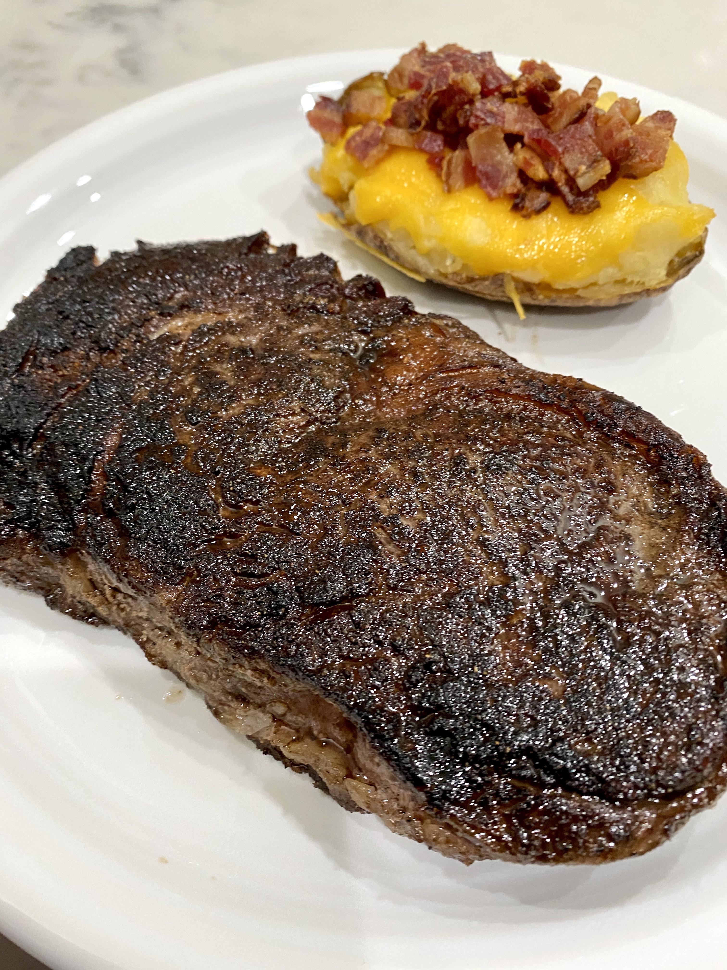 I’ve got the crust down - Ribeye reverse seared | Scrolller