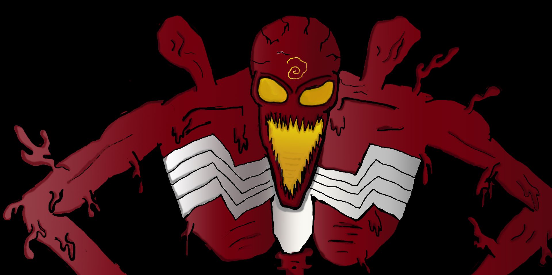 I was bored and decided to draw Ryan Stegman's Carnage | Scrolller