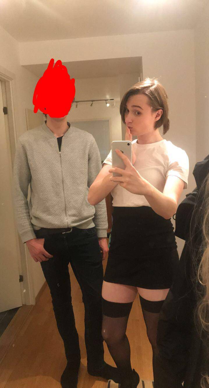 I was so shocked at how tall and how big he was, can you guess what we did next ? | Scrolller