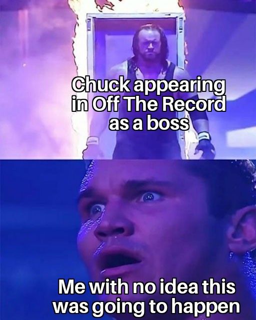 I went into fangirl mode when I saw Chuck | Scrolller