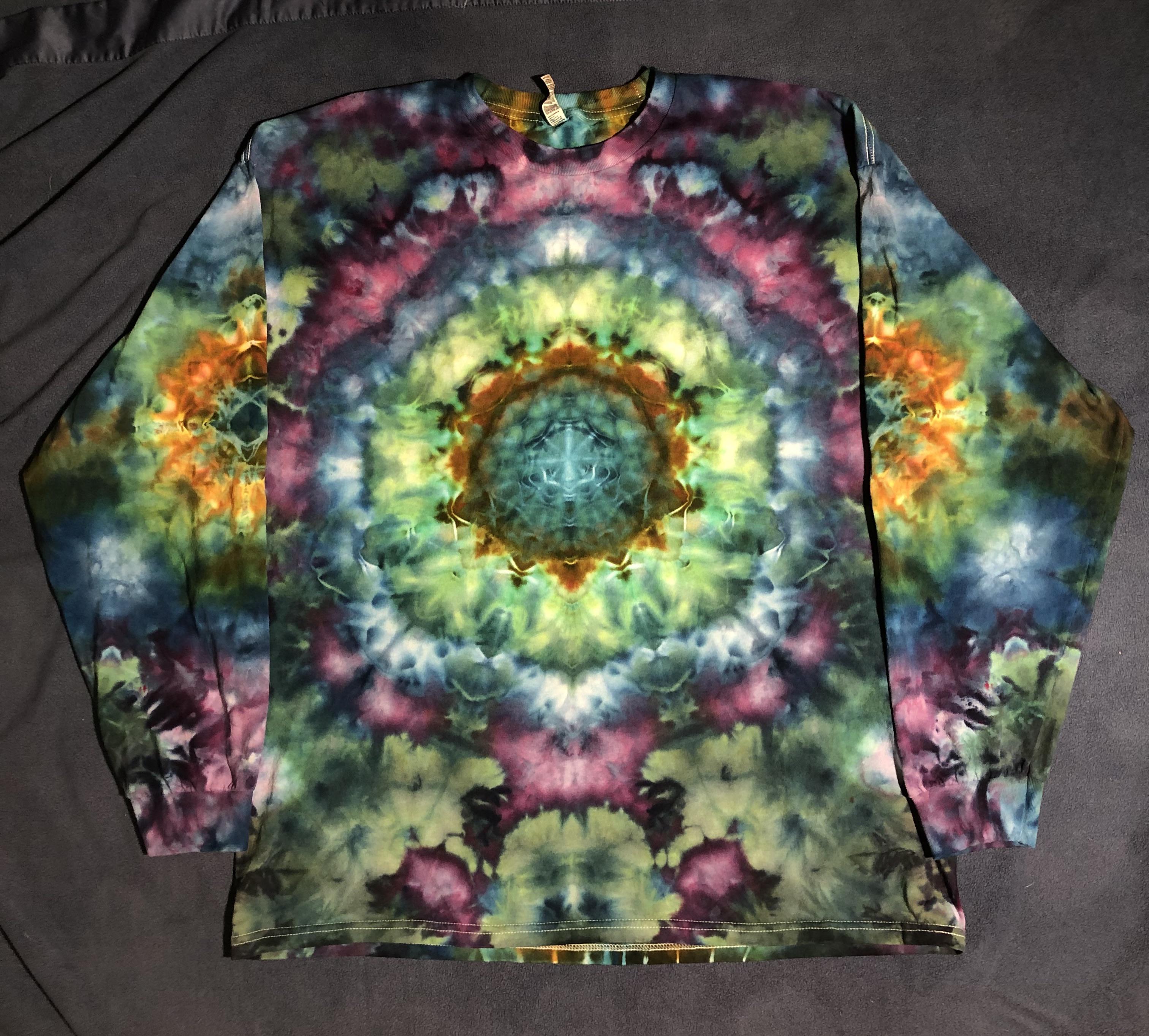 Ice dyeing turns everything to psychedelic amazement. | Scrolller