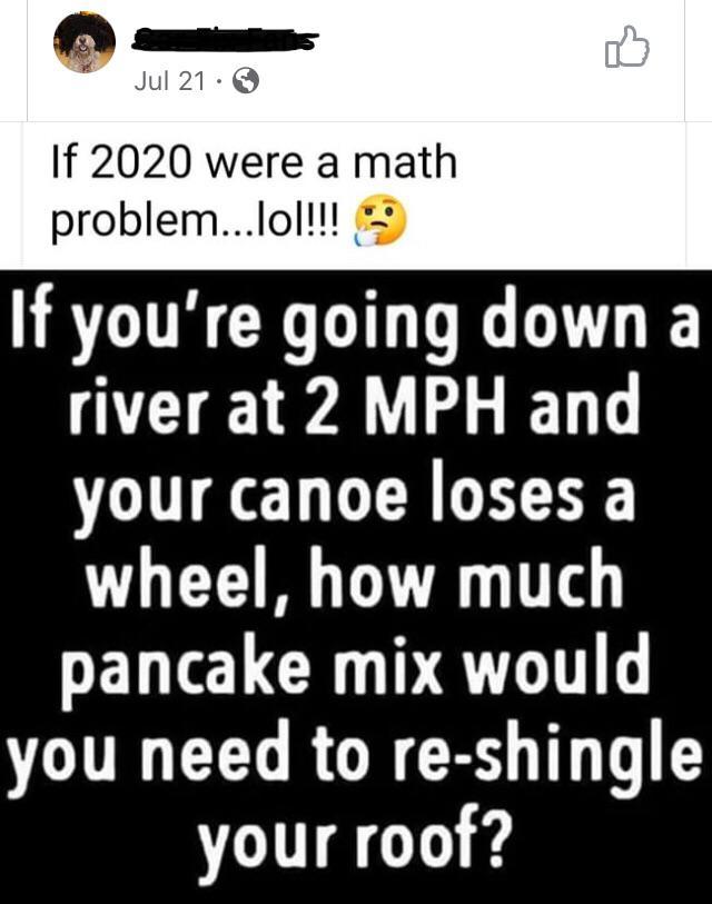 If 2020 were a math problem...lol!!! 🤔 | Scrolller