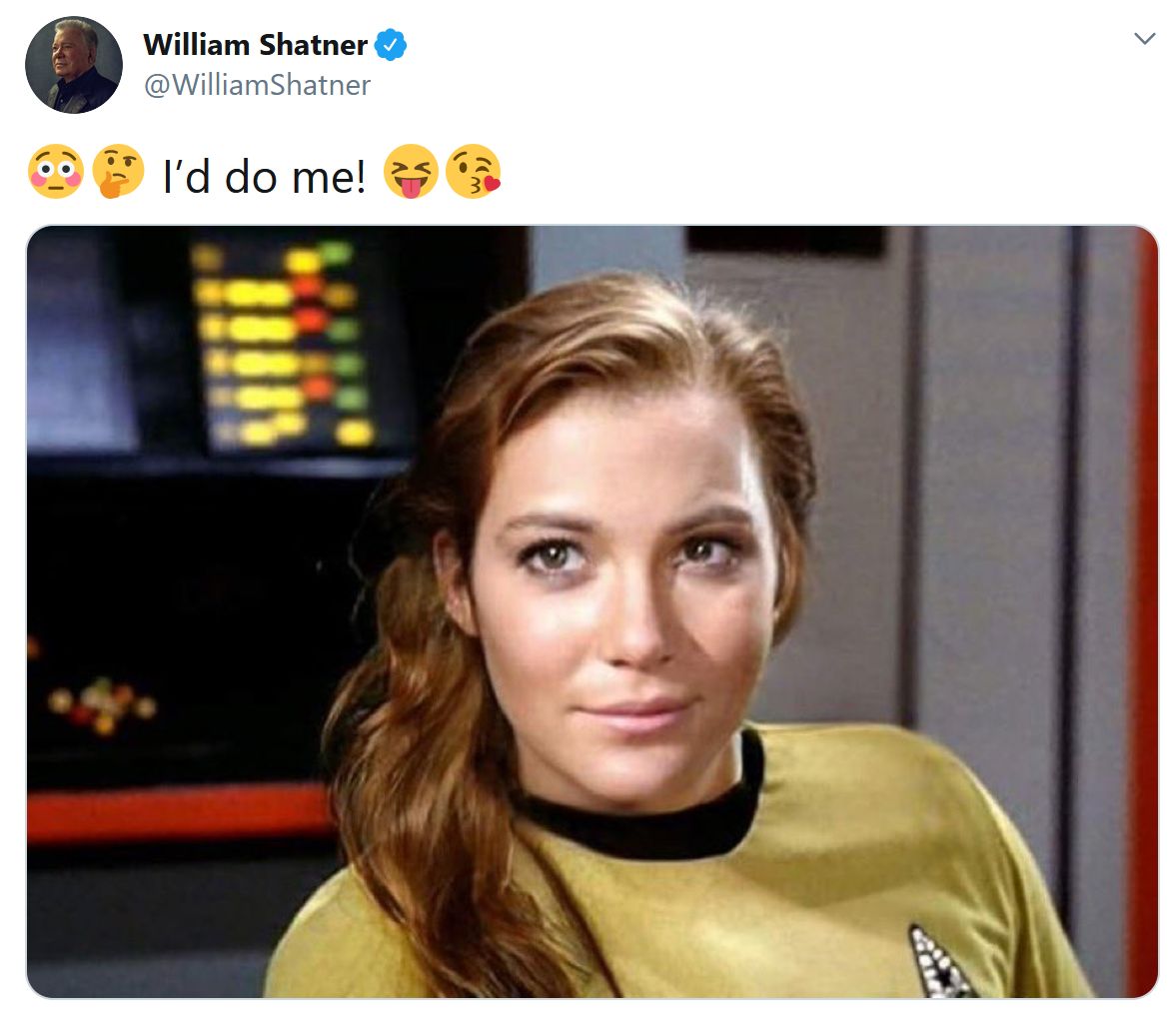 If Captain Kirk were a woman.. | Scrolller