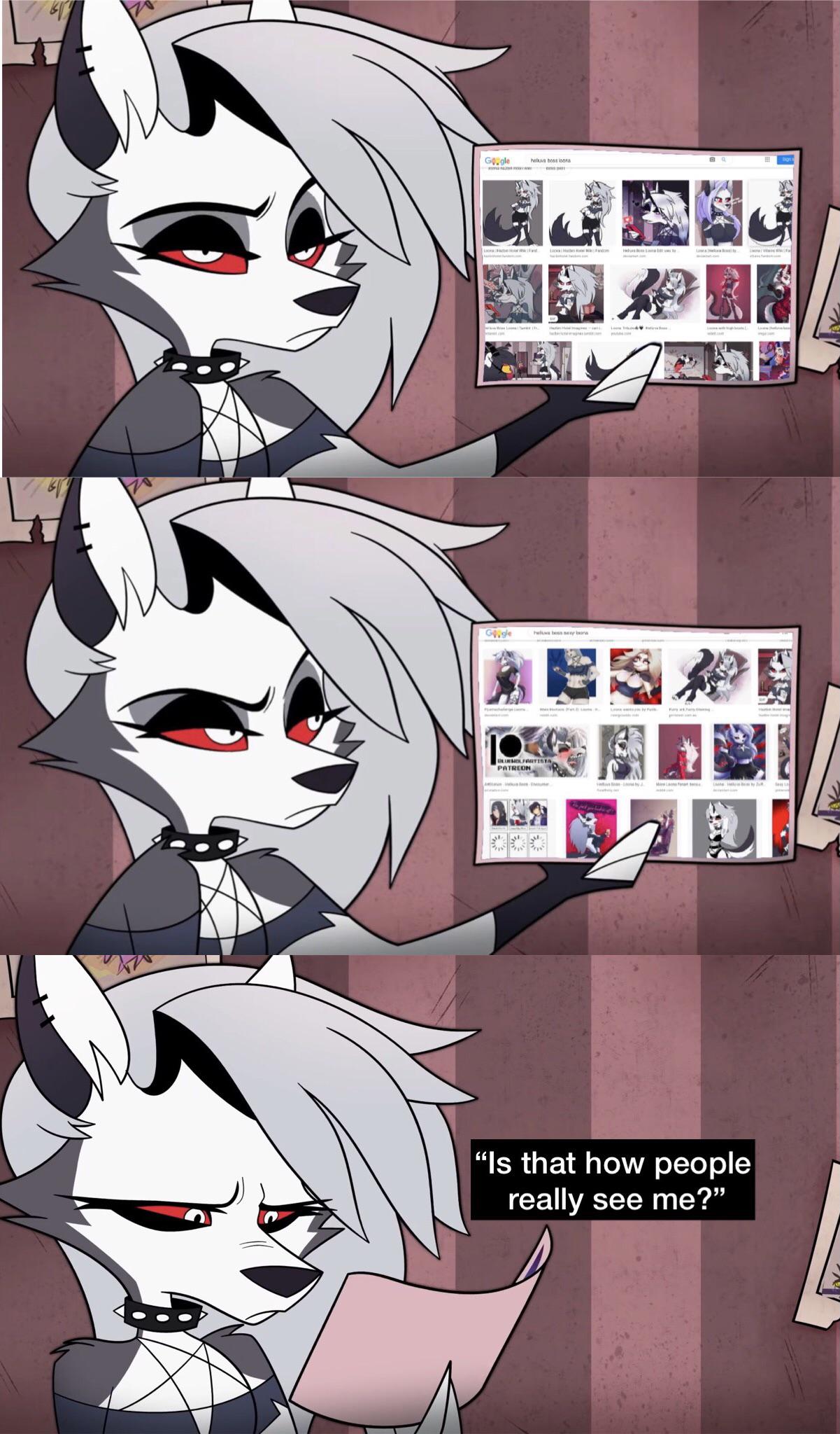 If Loona saw NSFW fan art of her | Scrolller