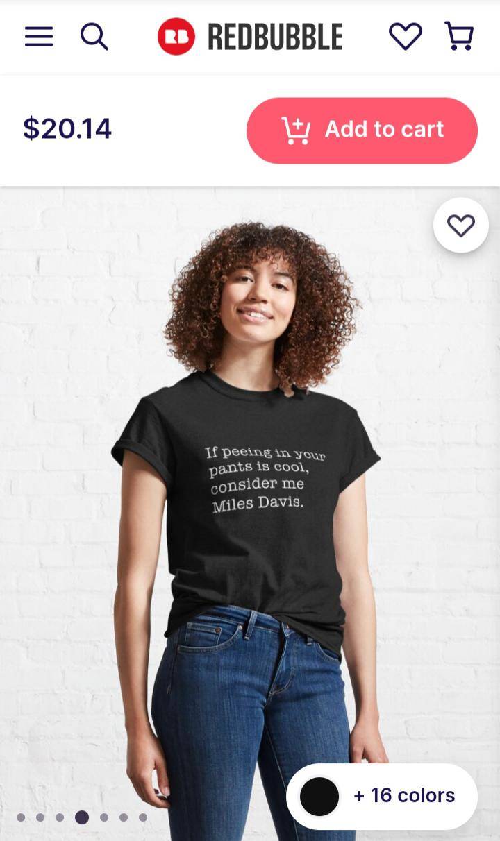 If peeing in your pants is cool, consider me Miles Davis. | Scrolller