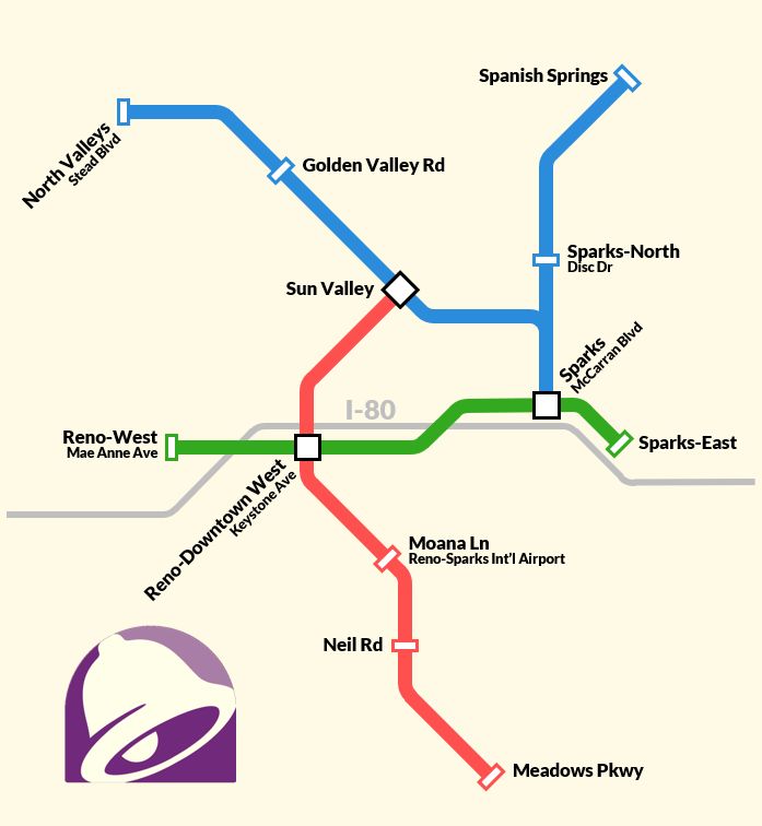 If Taco Bell connected all of their locations with a rail system | Scrolller