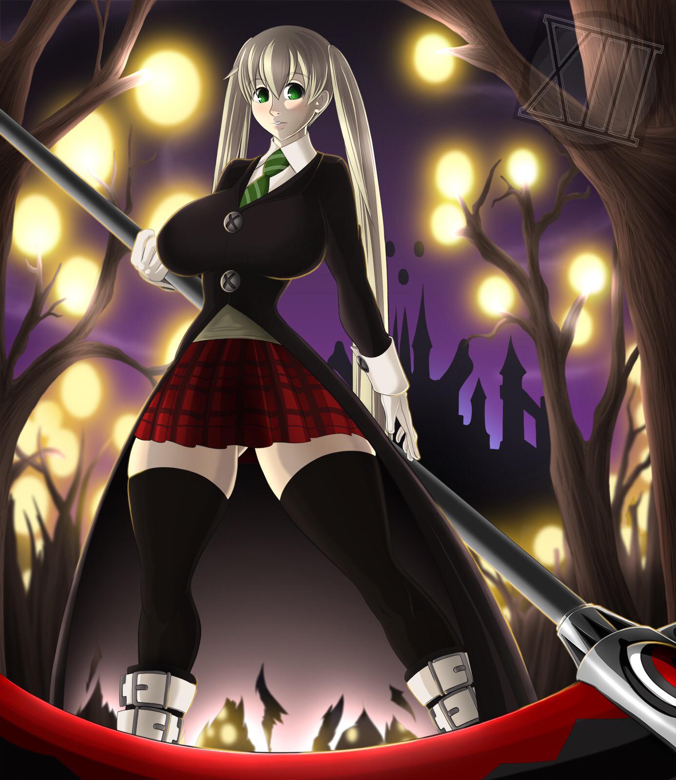 If thick thighs saves lives then Maka just saved the world. | Scrolller