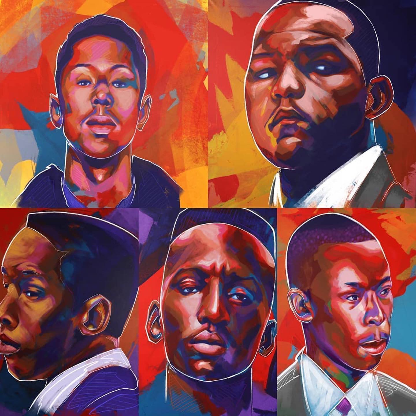Illustrated the Central Park Five for the Atlantic's Partnership with ...