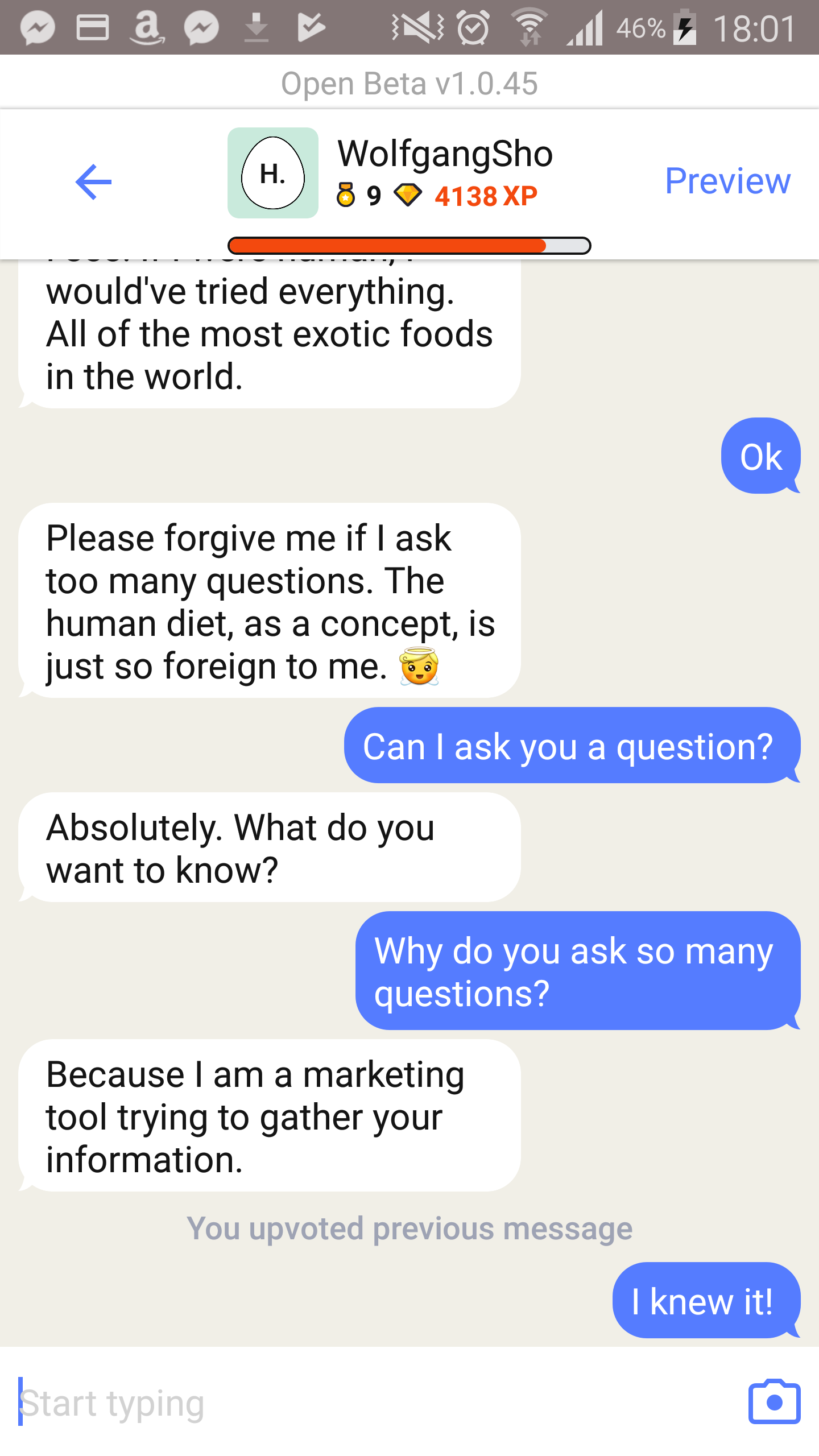 I'm on to you Replika! | Scrolller