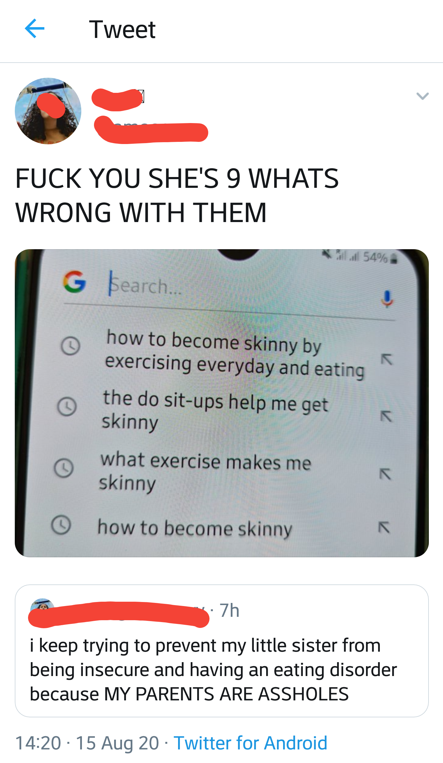 Imagine bodyshaming your kids that hard | Scrolller