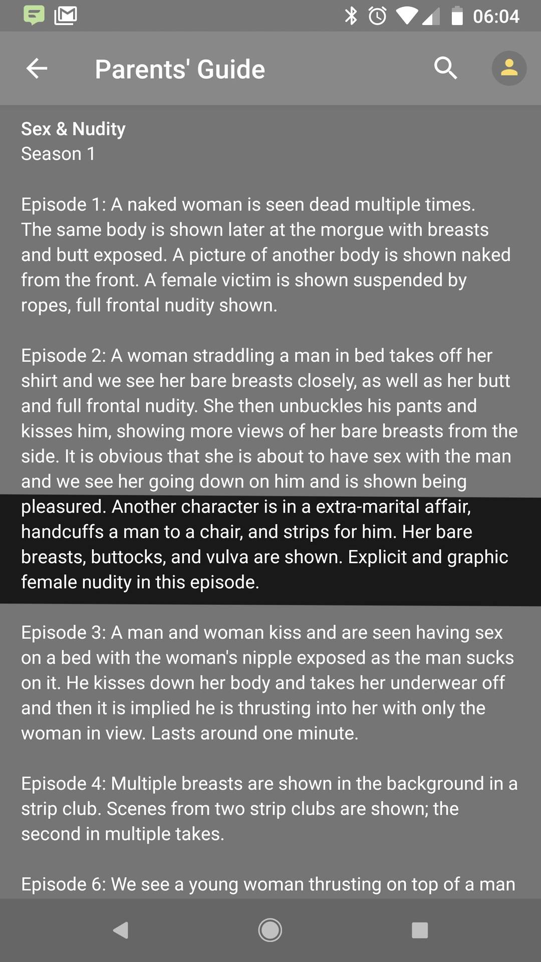 IMDB's Parents' Guide | Scrolller