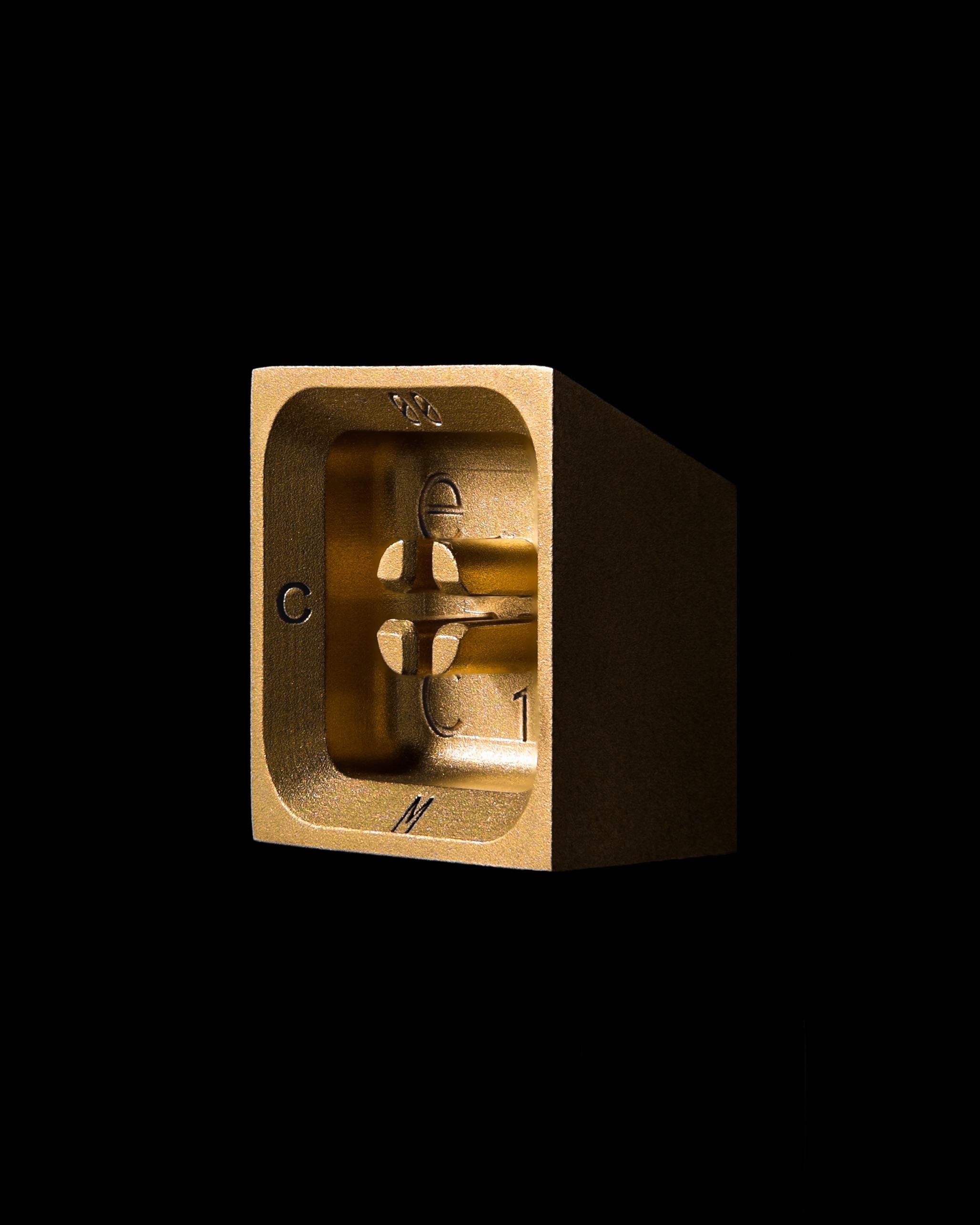 Immutable II // Series 00 Sandblasted Brass | Scrolller