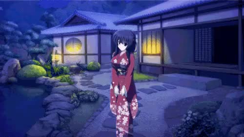 In a yukata (animated) | Scrolller