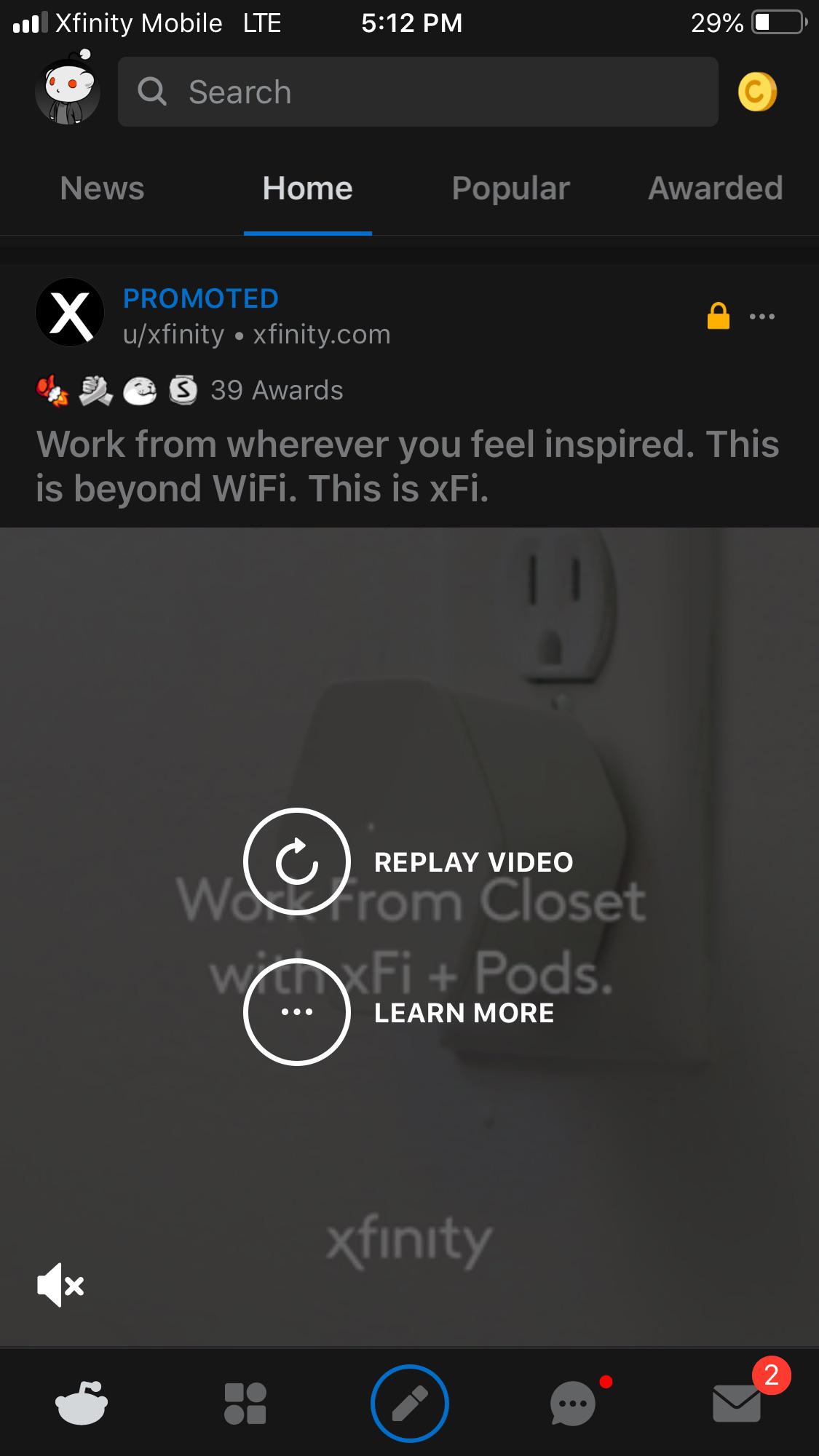IN LITERALLY USING XFINITY | Scrolller