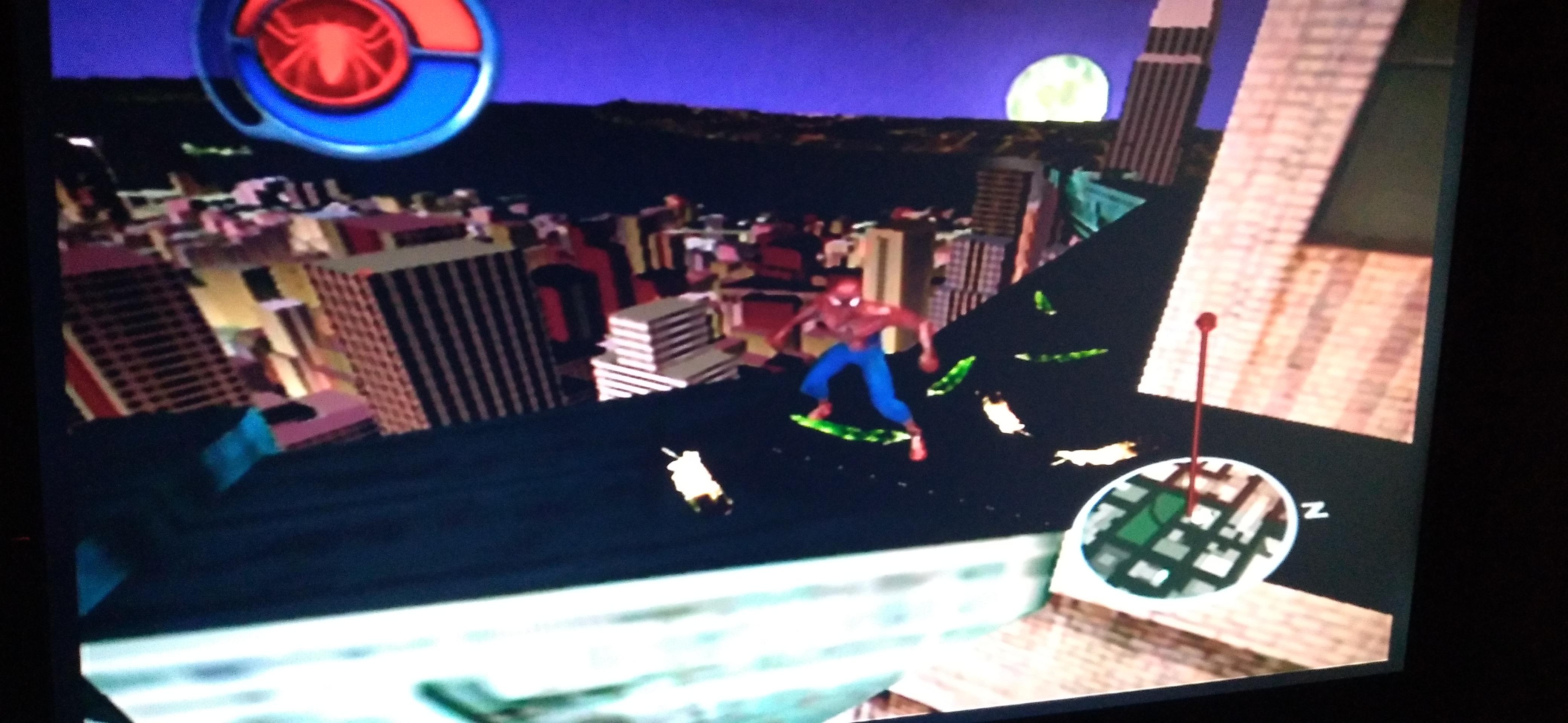 In spiderman 2 the game you can see vultures feathers from where you fought him in the first ...