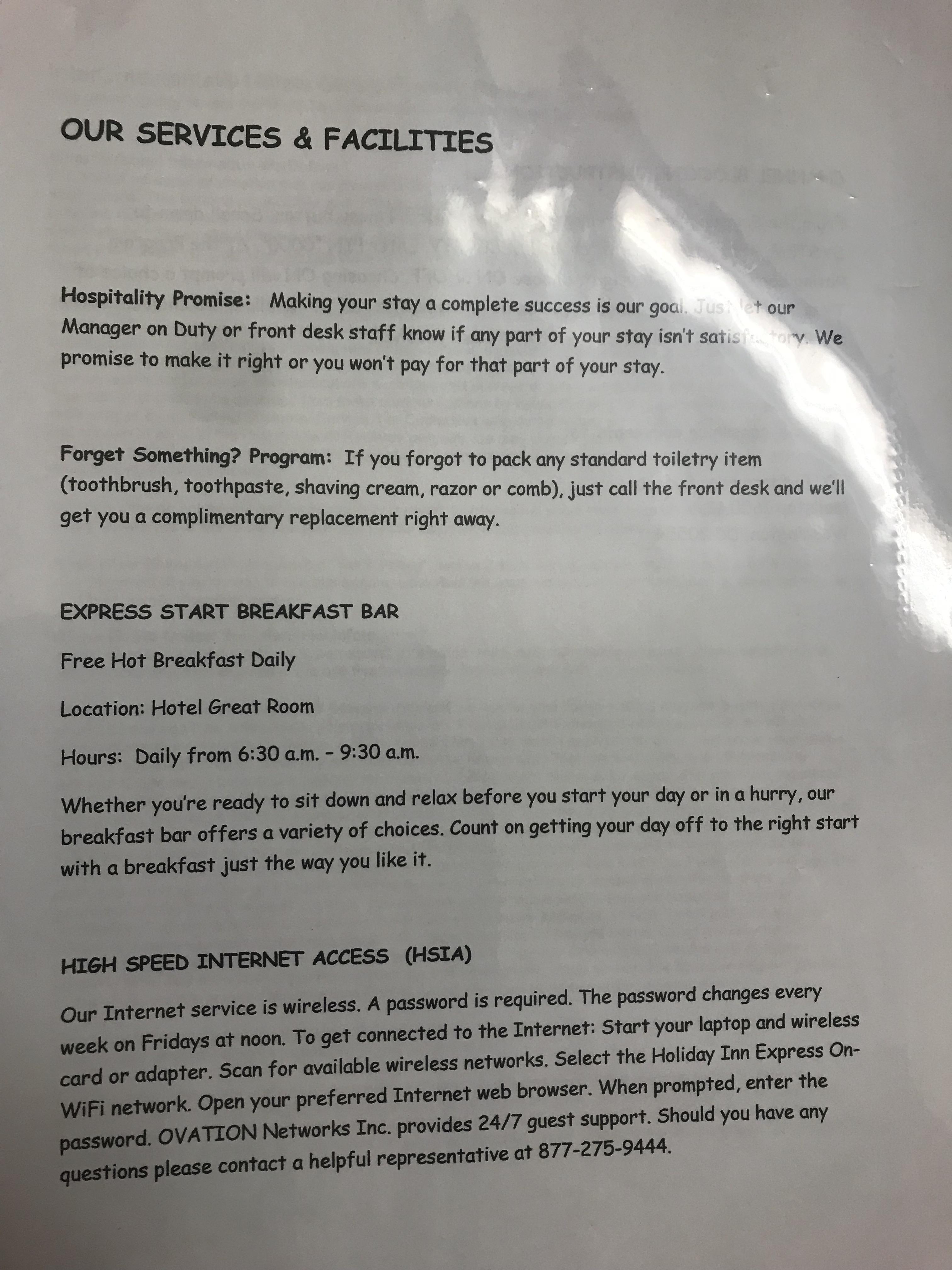 In the informational guide from my hotel room | Scrolller