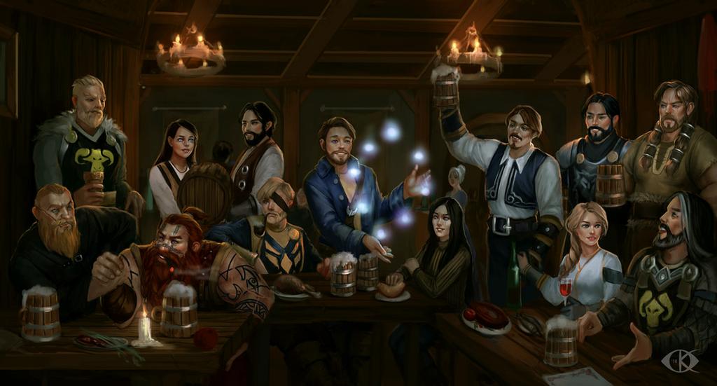 In the Tavern by IcedWingsArt/Kolesnikova Olga | Scrolller